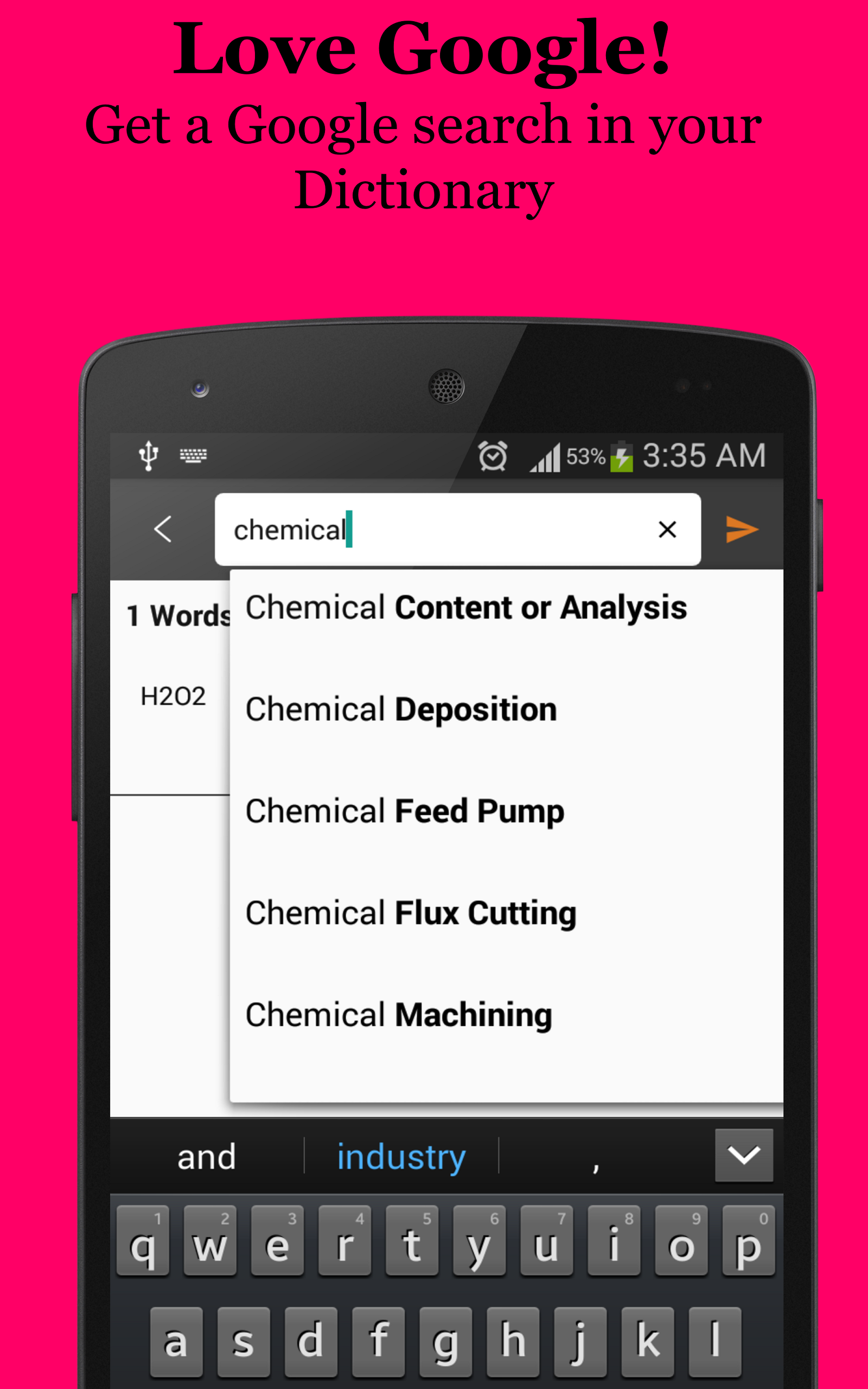 Chemical Engineering Dictionary - App on Amazon Appstore