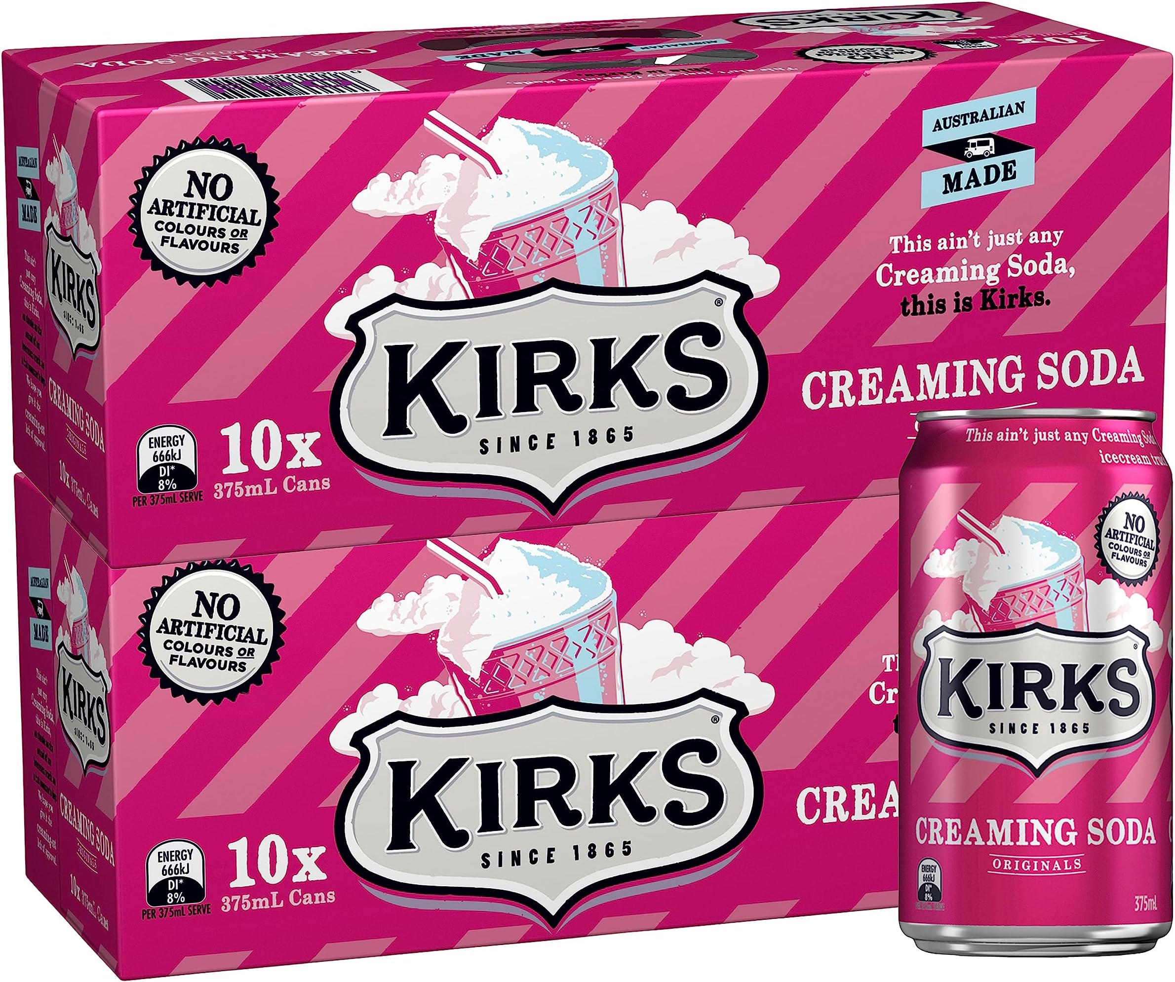 Kirks Kole Beer Soft Drink Multipack Cans 20 x 375 mL : Amazon.com.au ...