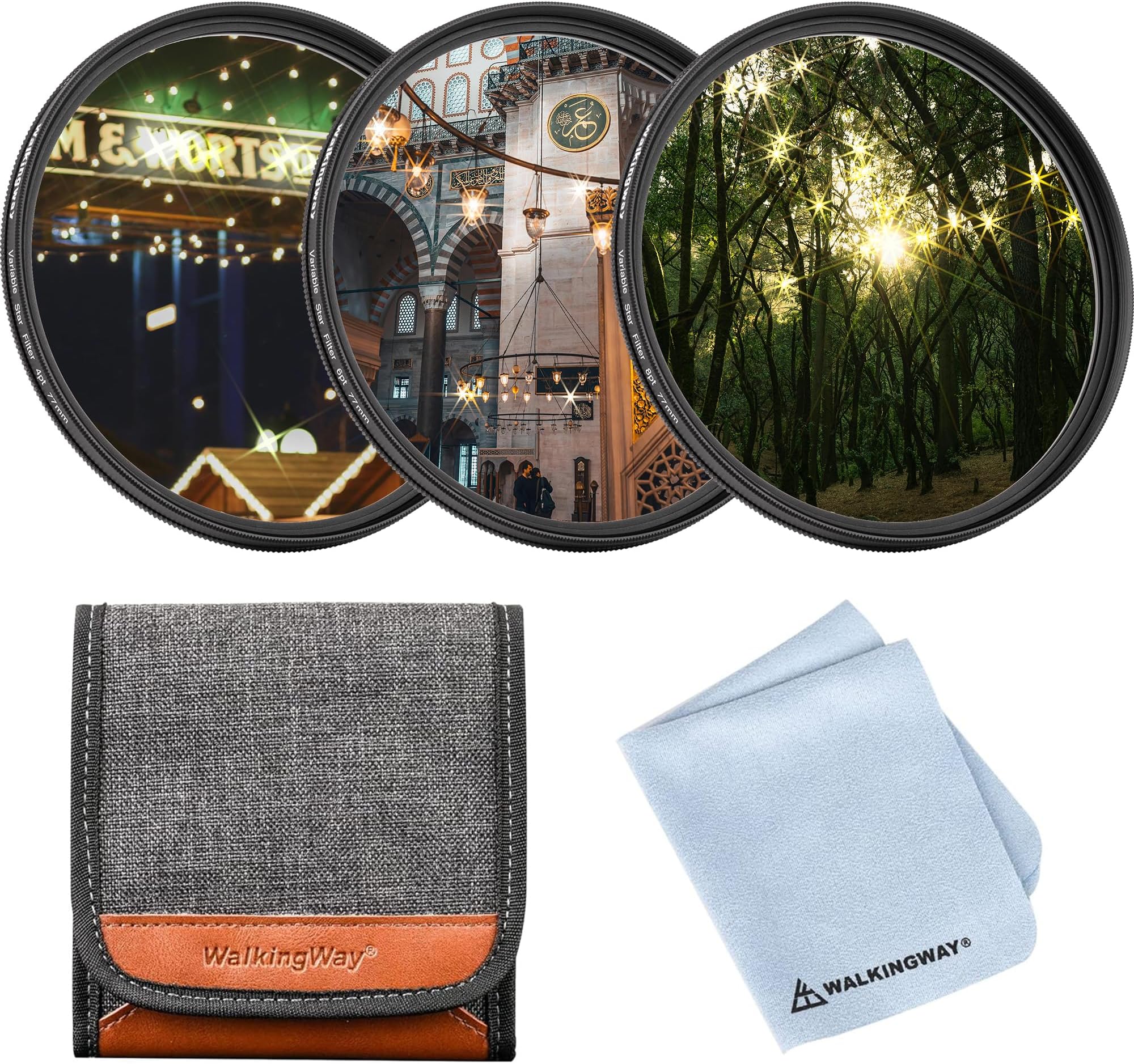 Amazon.com : Tiffen 77mm 6 Point Star Filter : Camera Lens Filters ...