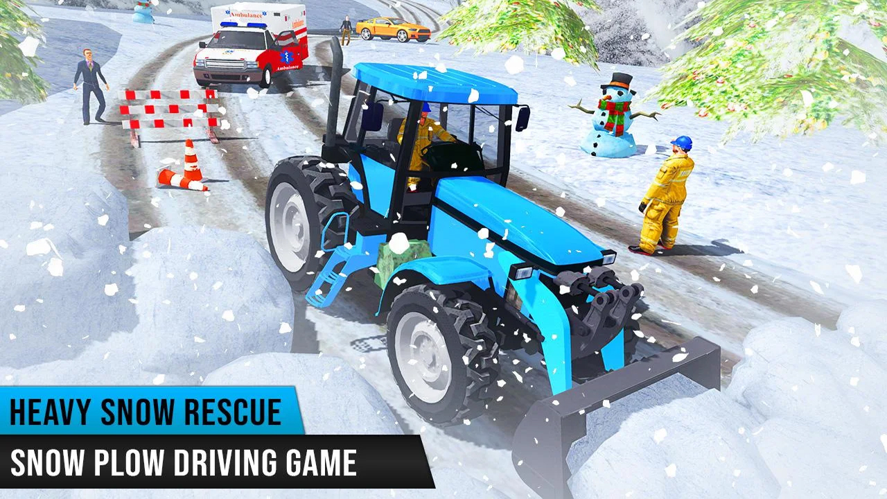 Snow Plow Truck Simulator: Snow Blower Machine Driving Games - Heavy ...