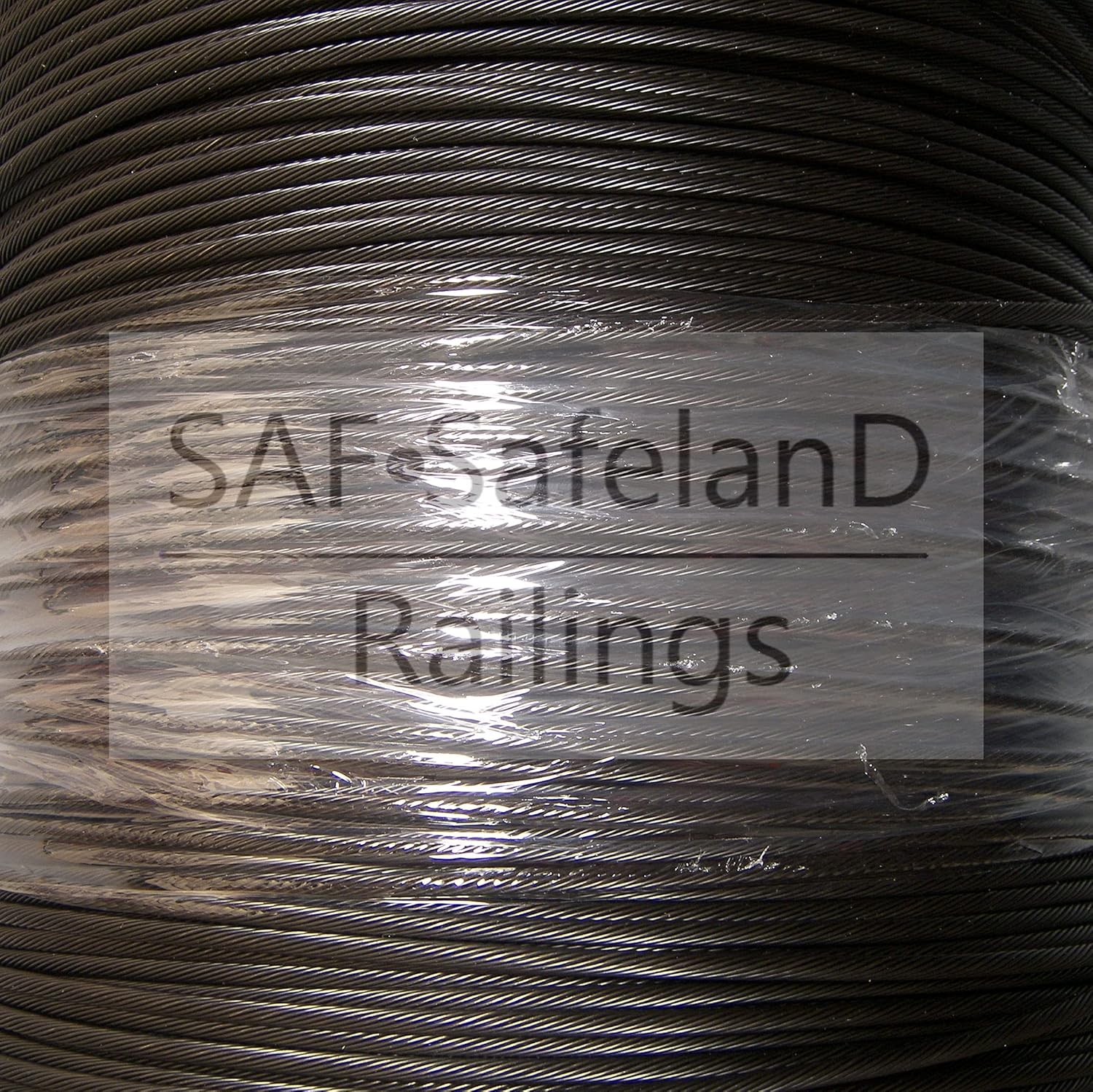 Amazon.com: Stainless Steel T316 Black Coated Cable 3/16" 1x19 - Deck ...