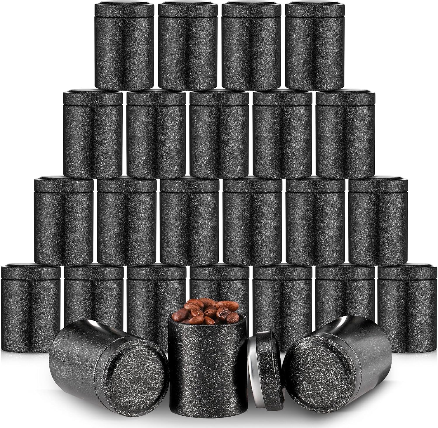 Amazon.com: FillTouch 24 Pcs Tea Tins with Airtight Lids for Loose Tea ...