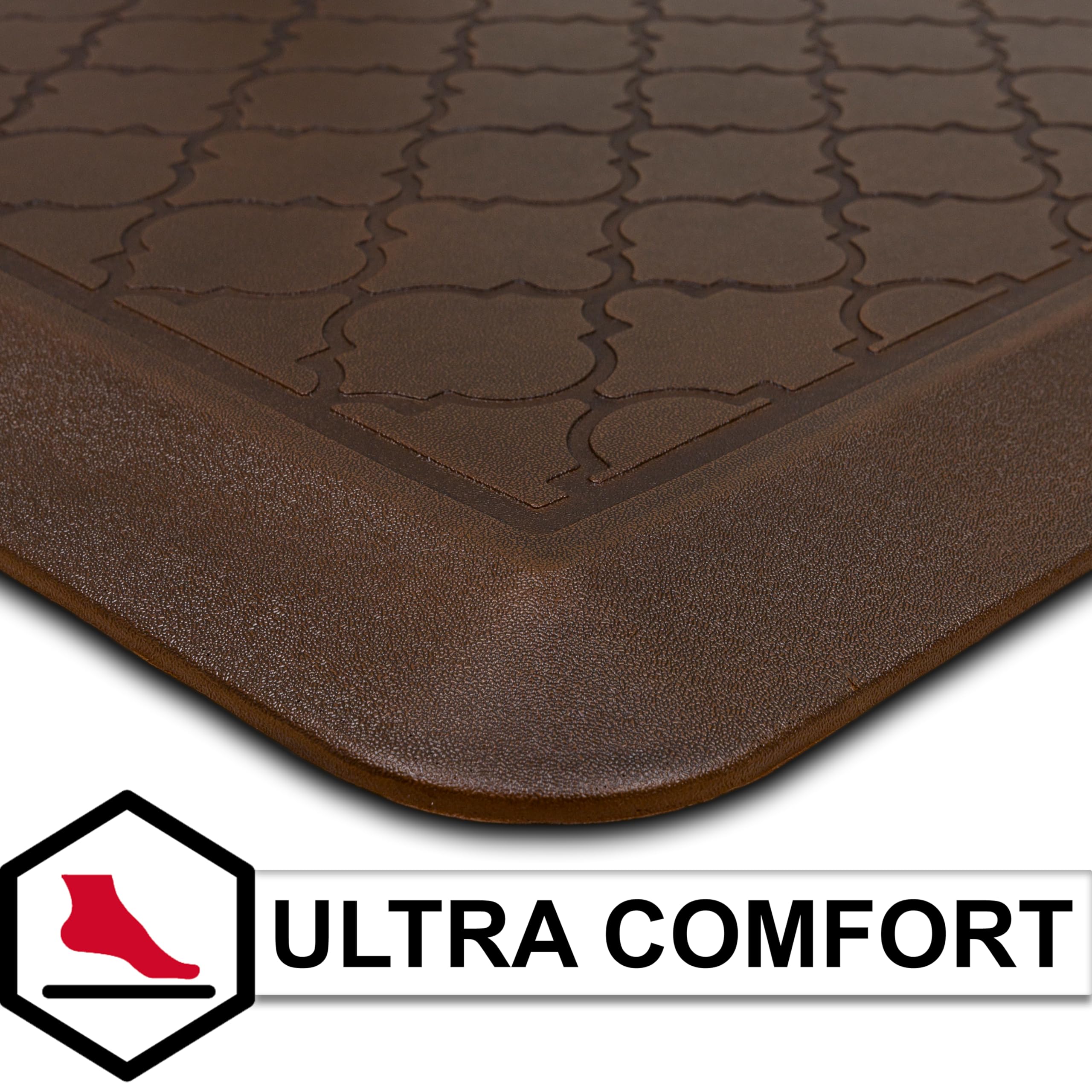Tempur-Pedic Ultra Comfort Anti-Fatigue Lattice Copper 1' 8" x 3' 6 ...