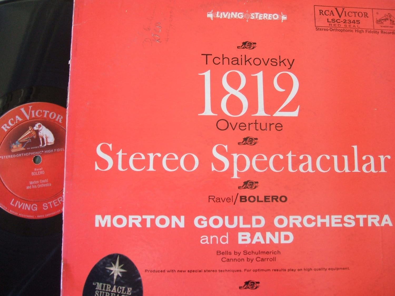 RCA LIVING STEREO SHADED DOG 1S/1S- TCHAIKOVSKY 1812- RAVEL -BOLERO ...