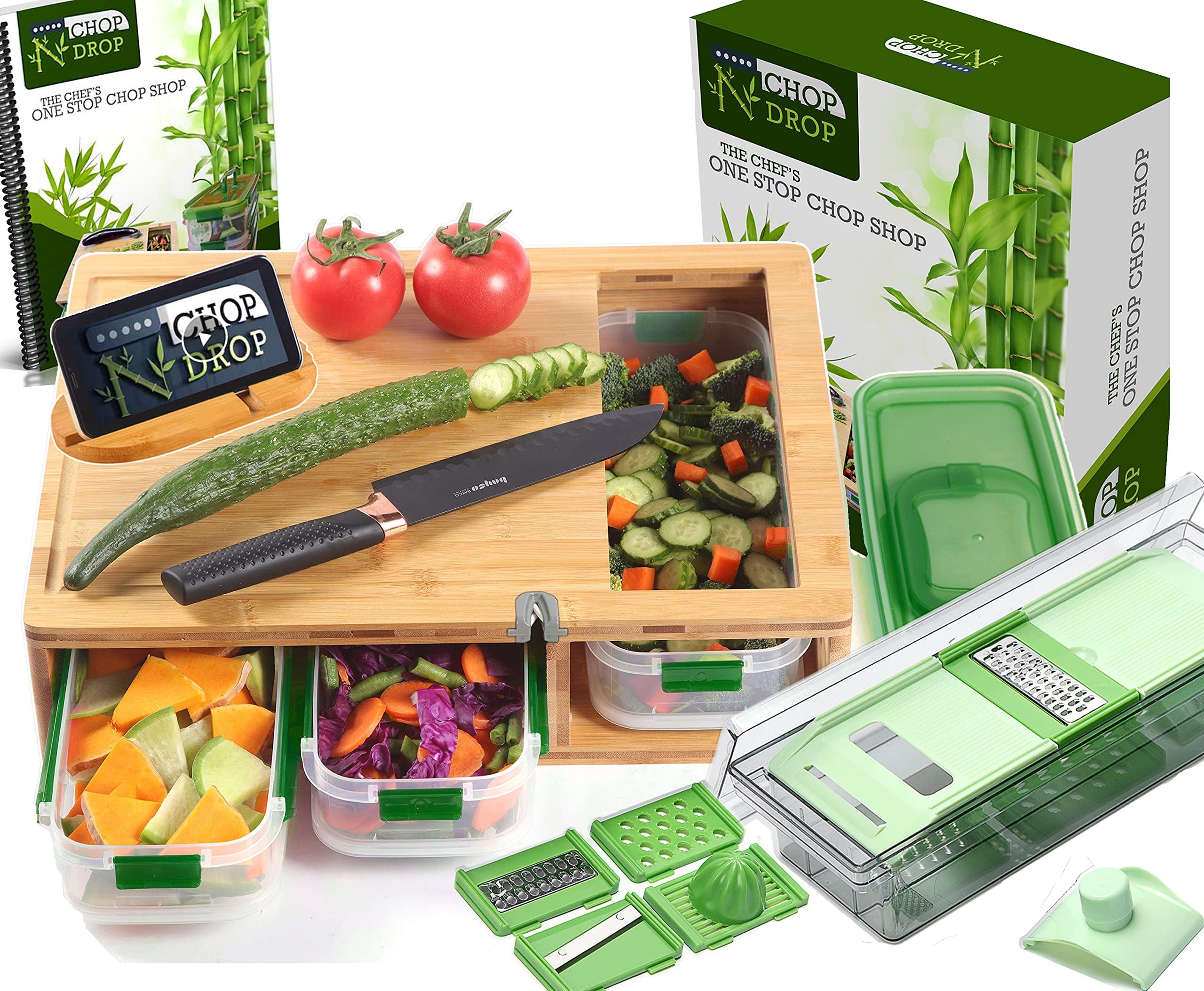 Amazon.com: Valleyhike Meal Prep Kitchen Station - Food Prep Station ...