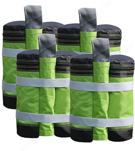 Amazon.com: ABCCANOPY Canopy Sandbags for Instant Shelters, 140lb(Green ...