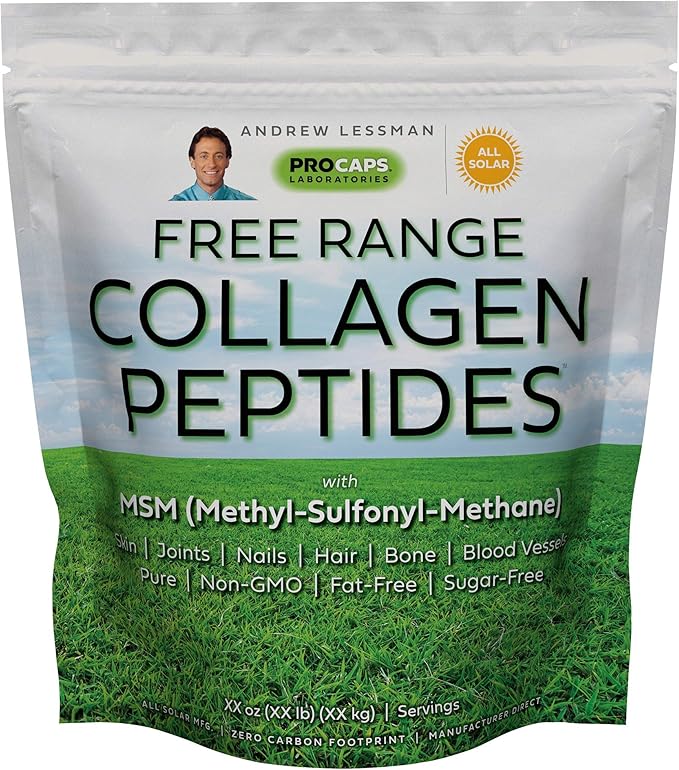 Amazon.com: Andrew Lessman Free Range Collagen Peptides Powder 240 ...