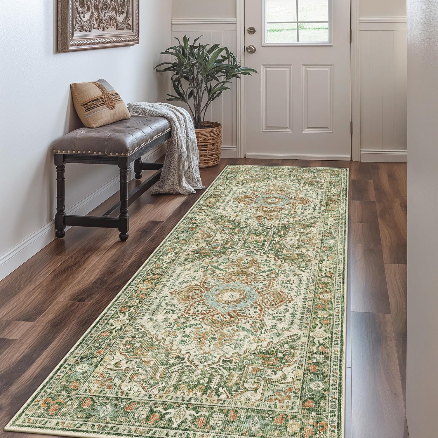 Amazon.com: GENIMO Runner Rug for Hallways Machine Washable, 2x5 Non ...