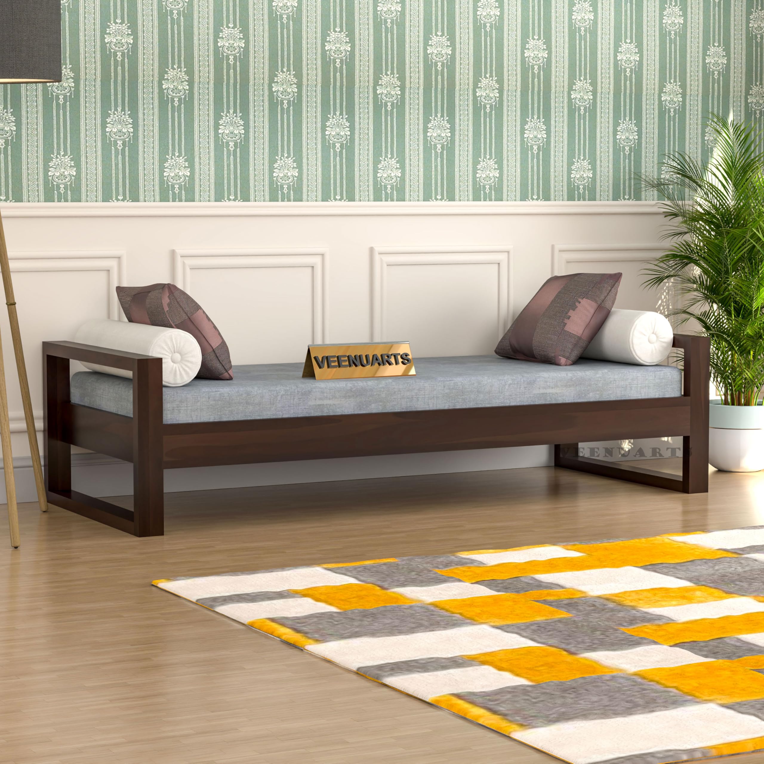 VEENUARTS Divan Bed for Living Room, Drawing Room, & Bedroom, Space ...