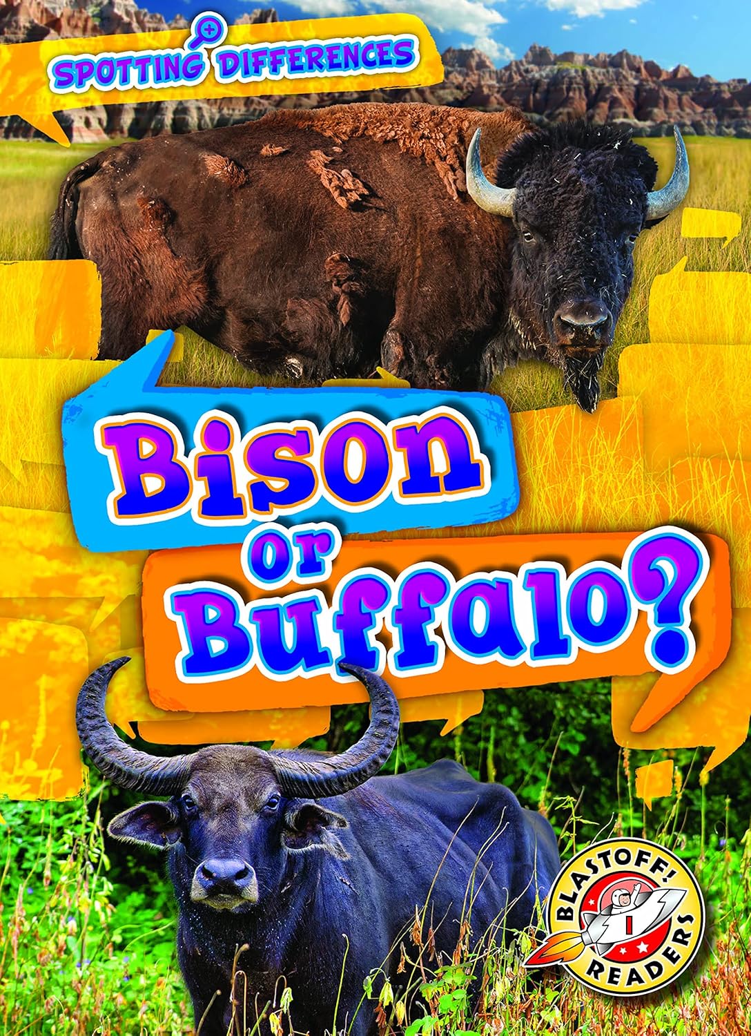 Amazon.com: Bison or Buffalo? (Spotting Differences: Blastoff! Readers ...