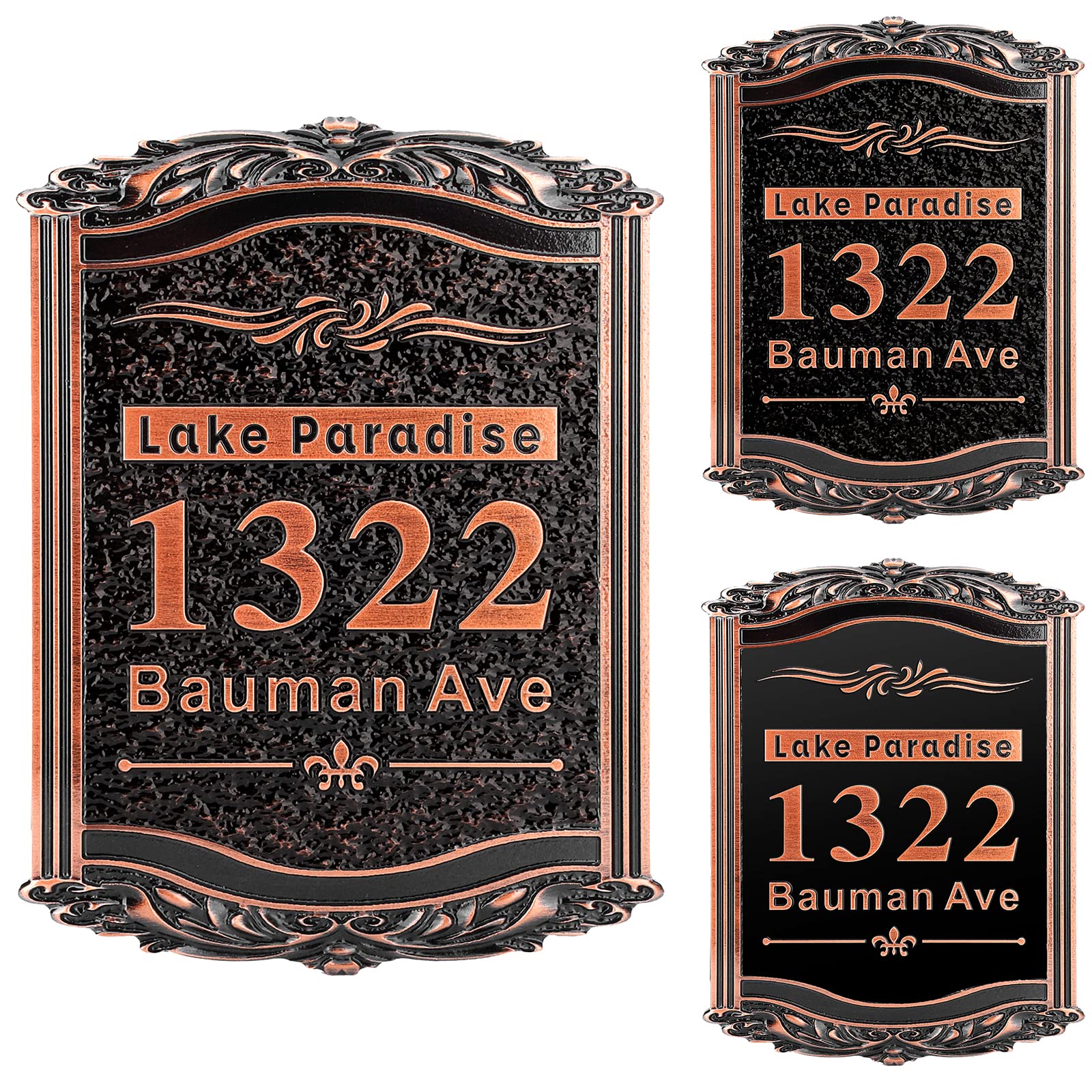 Snapklik.com : COQOFA Personalized Address Sign Address Plaque Home ...