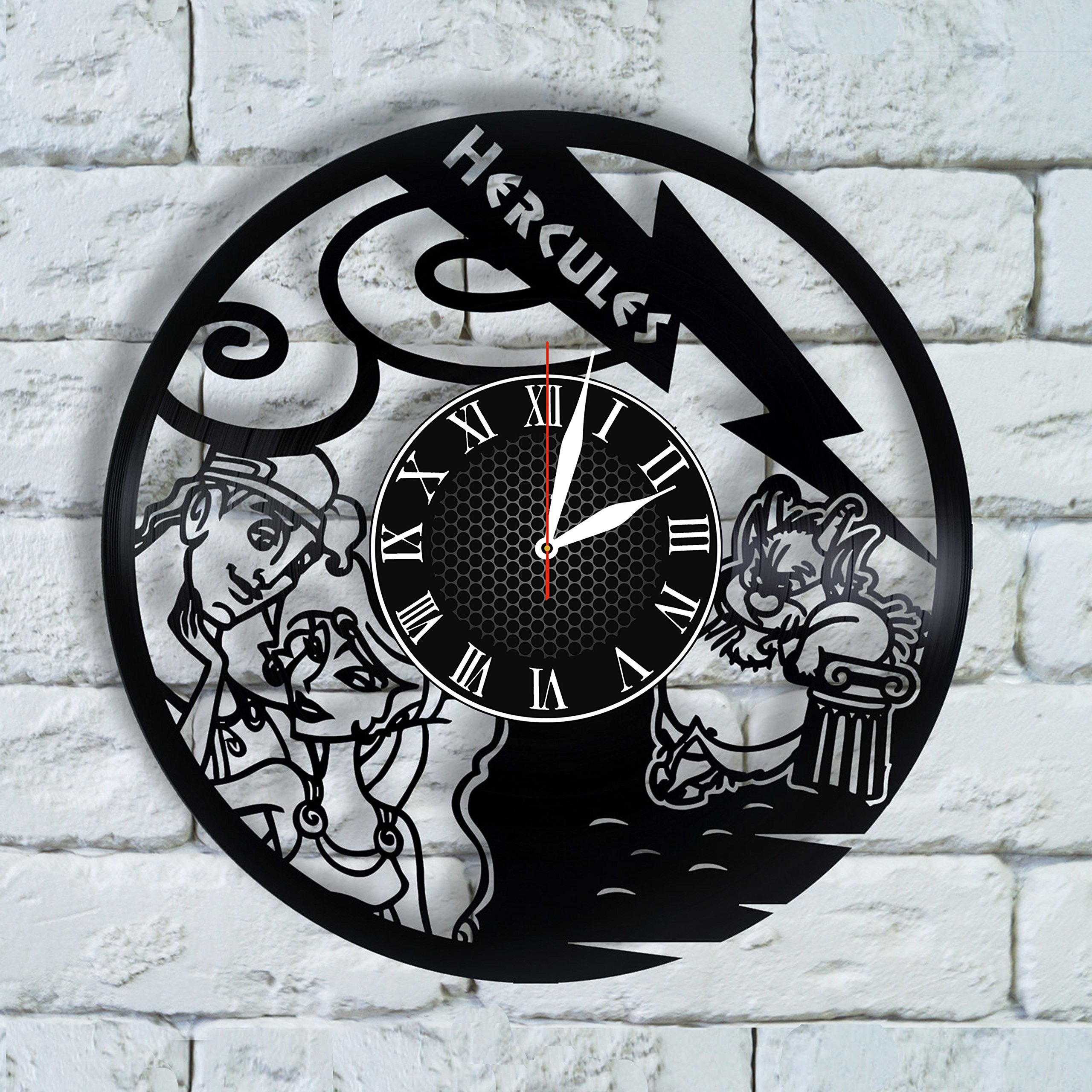 Buy Krykavskyi Art Design Hercules Disney Clock go the distance Hades ...