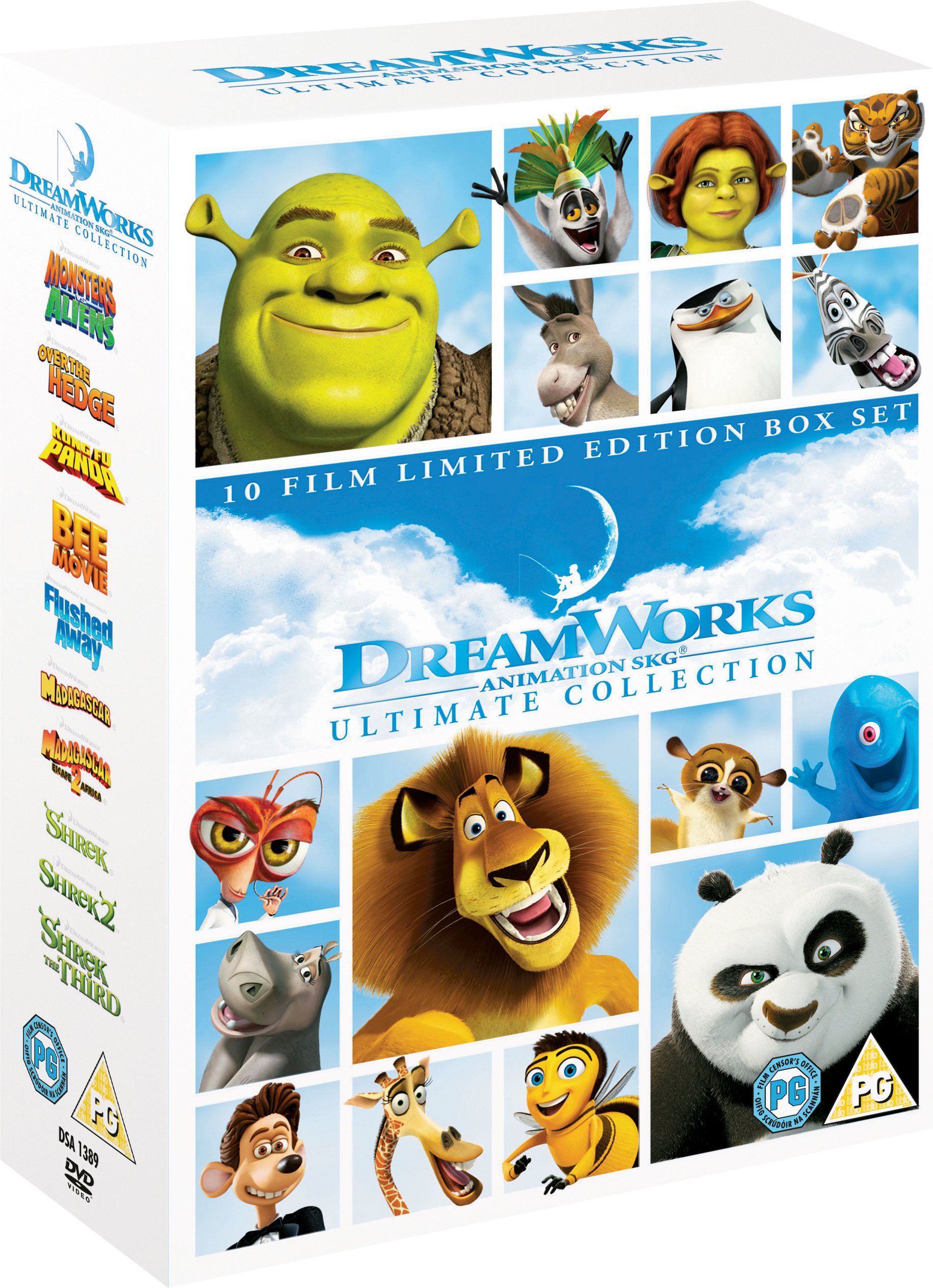 DreamWorks Animation Collection (10 Disc Box Set) [DVD]: Amazon.co.uk ...