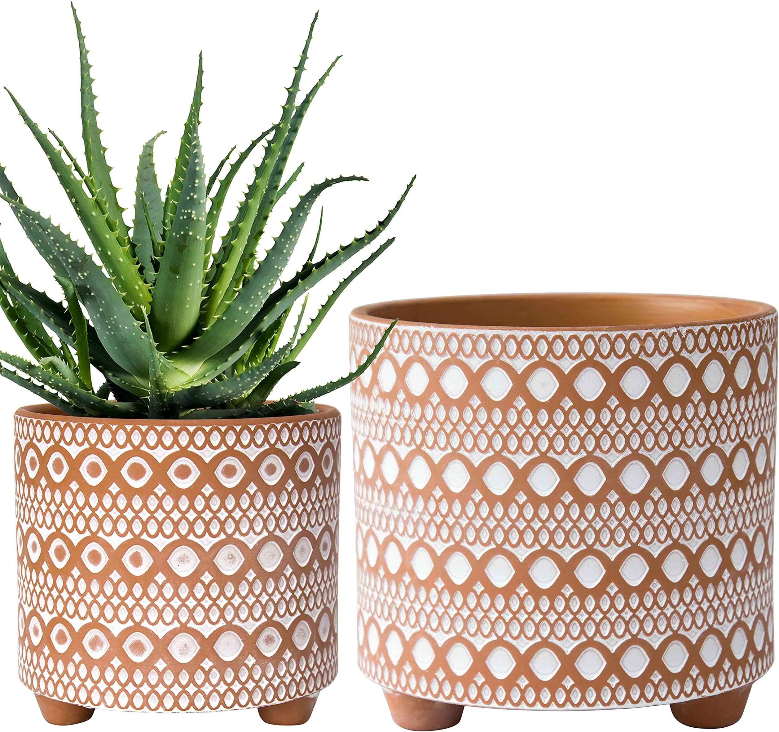 Amazon.com : koamly 3 Inch 16cps Terracotta pots - Small Clay Ceramic ...