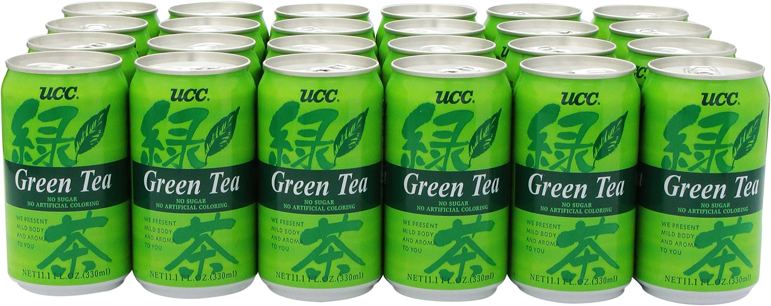 Amazon.com : UCC Green Tea, 11.1-Ounce Cans (Pack of 24) : Green Tea In ...