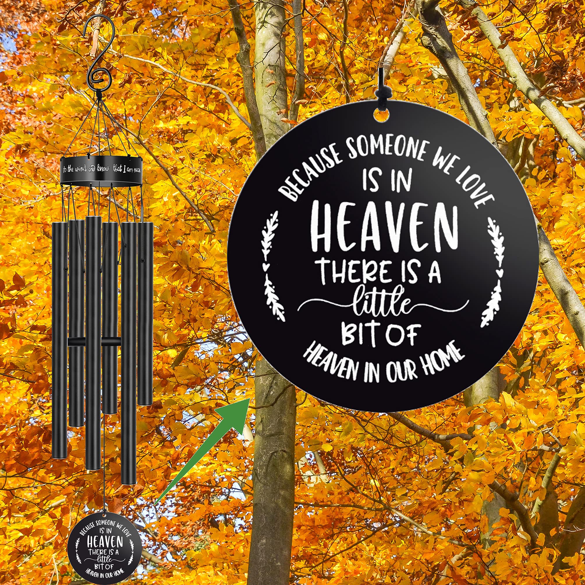 Snapklik.com : Memorial Wind Chimes For Loss Of Father Bereavement ...