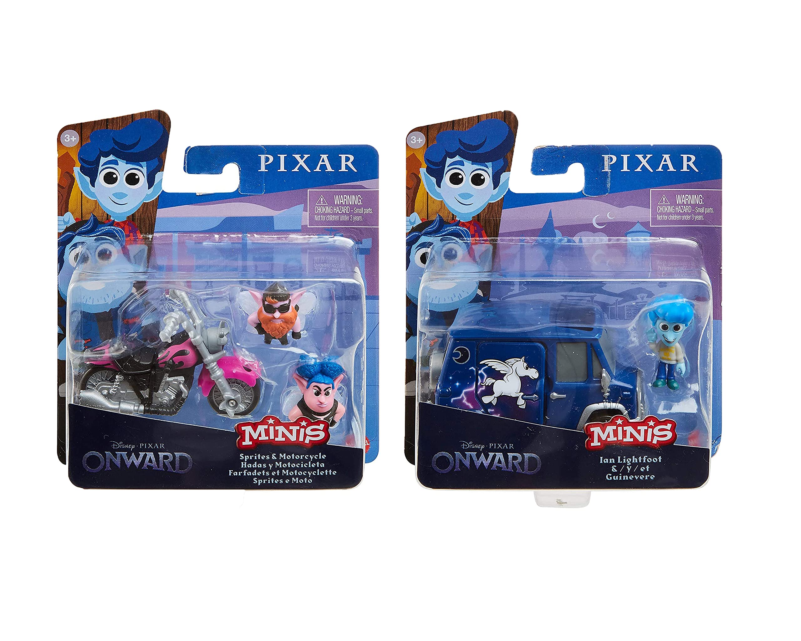 Pixar Onward Minis Sprites & Motorcycle/ Ian Lightfoot : Amazon.co.uk ...