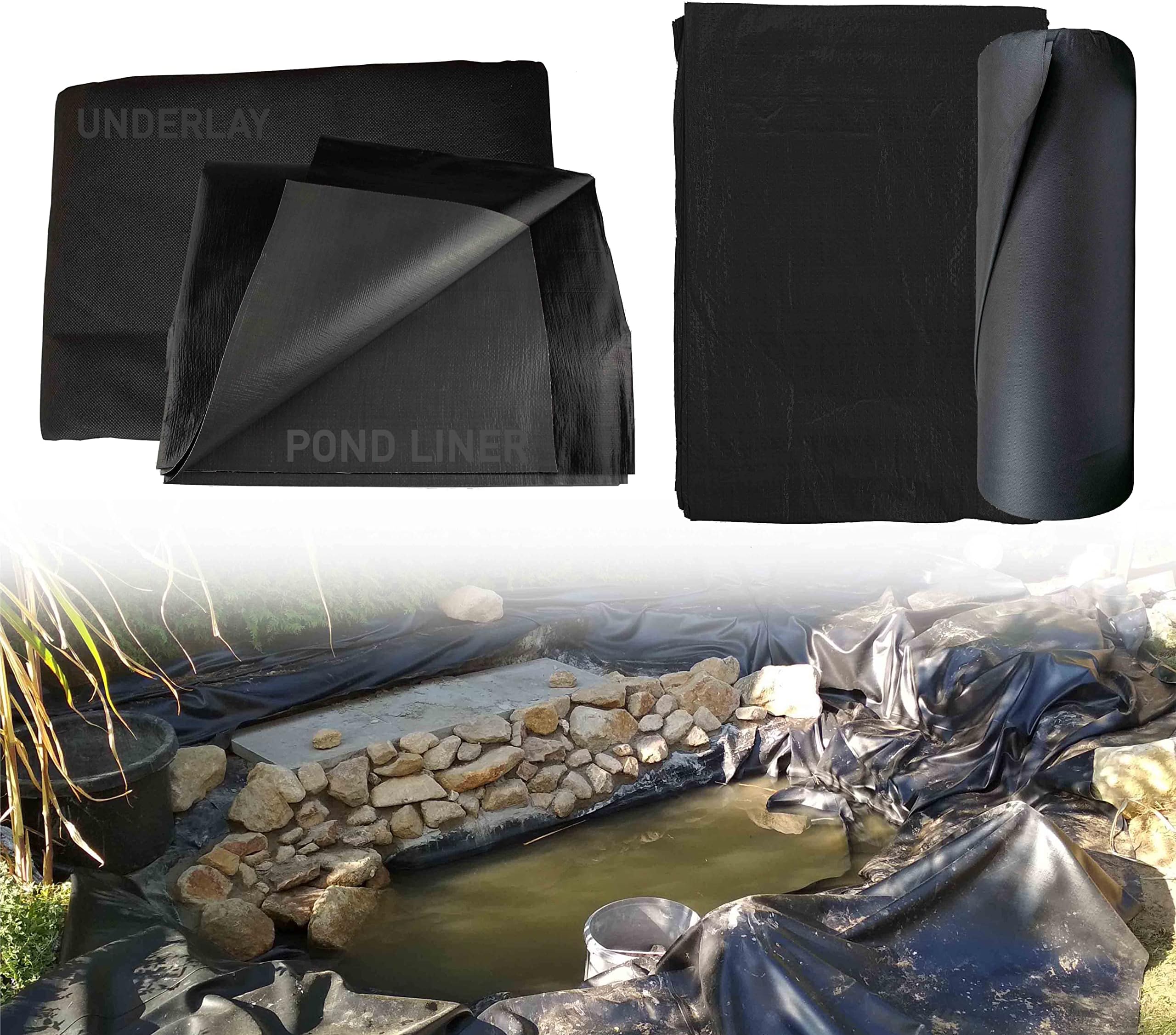 Polyex PondKraft Pond Liners with FREE Underlay (4m x 3m) : Amazon.co ...
