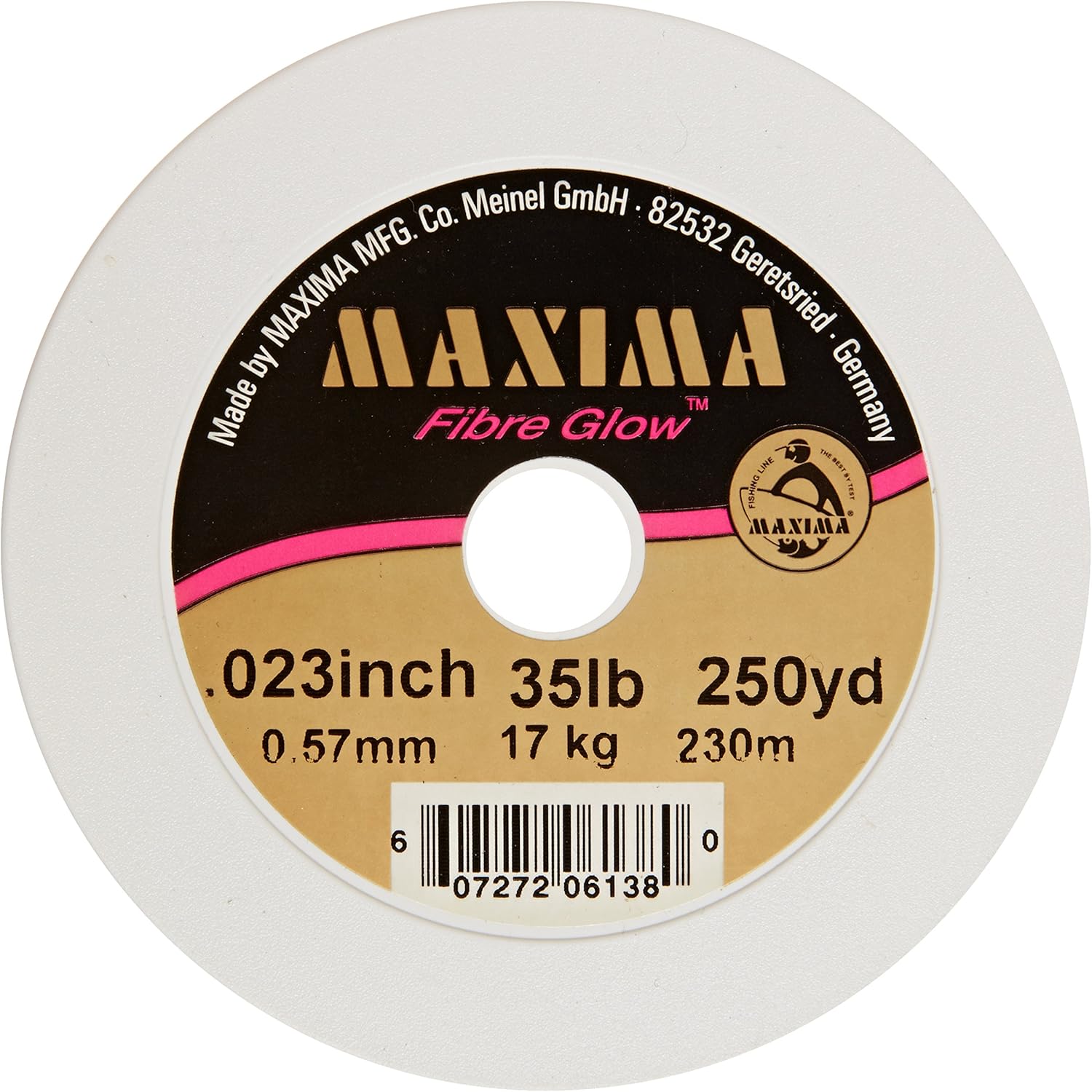 Amazon.com : Maxima Fishing Line One Shot Spools, Fibre Glow Pink, 35 ...