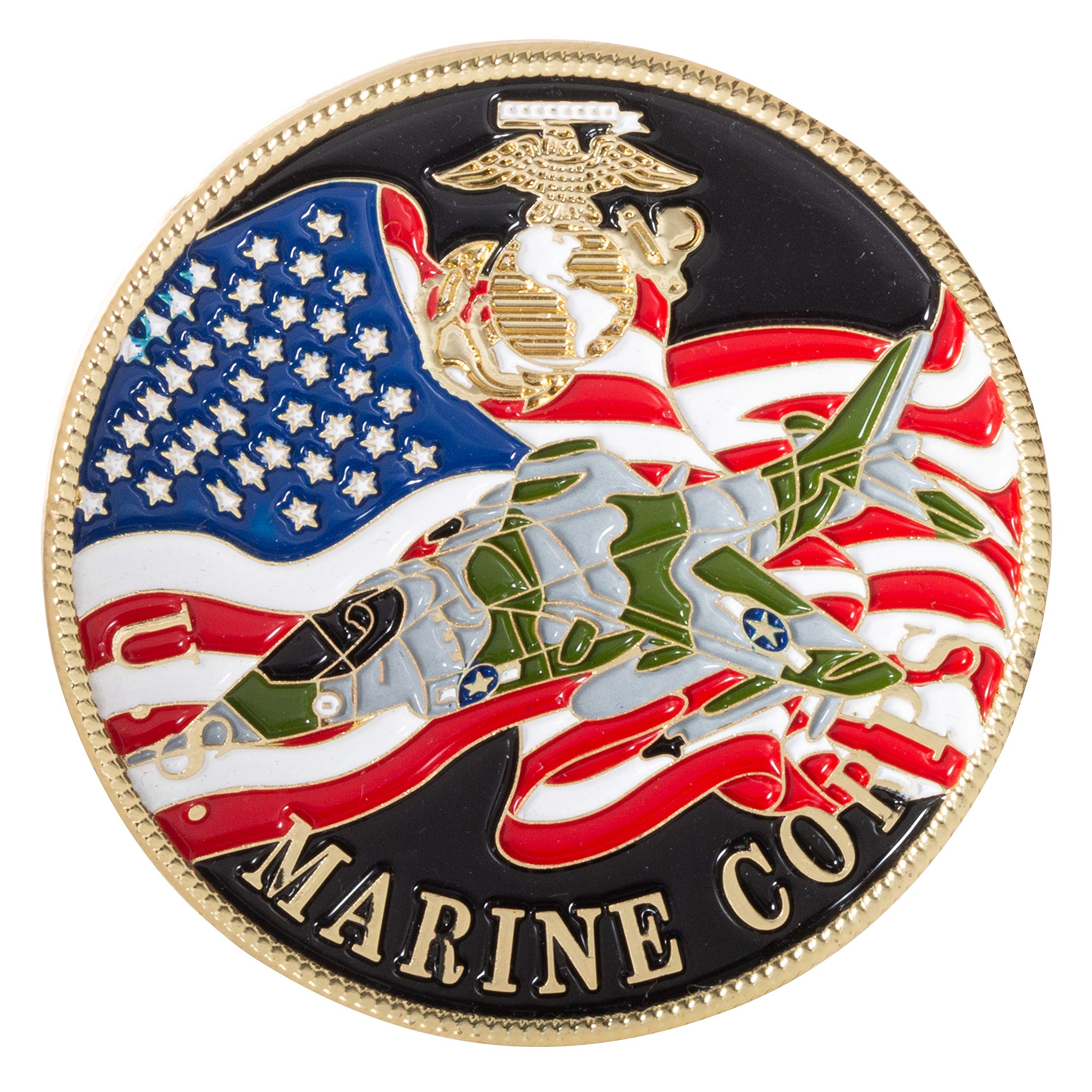 Amazon.com : United States Marine Corps USMC Harrier Challenge Coin ...