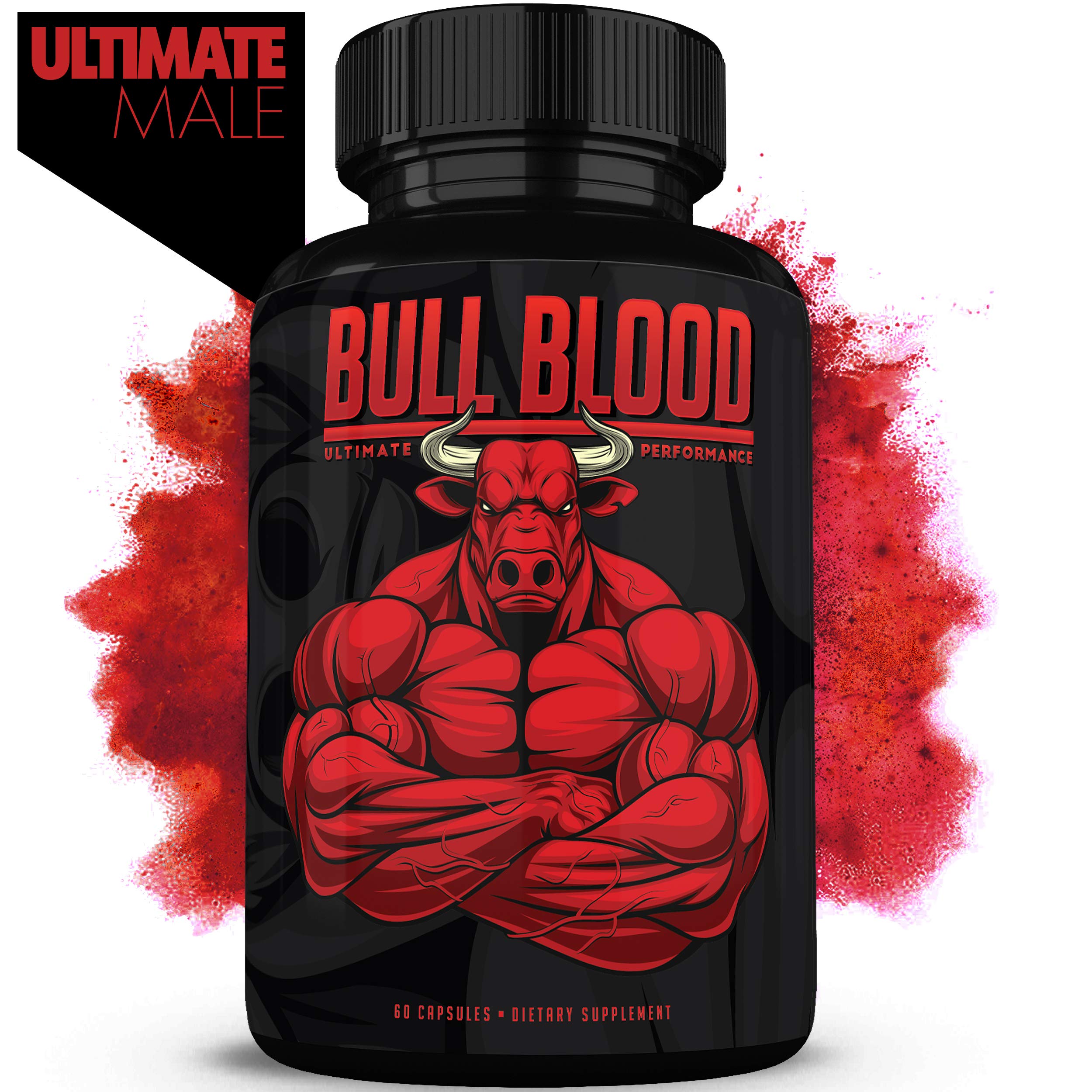 Buy Bull Blood Testosterone Booster for Men - Testosterone Supplement ...