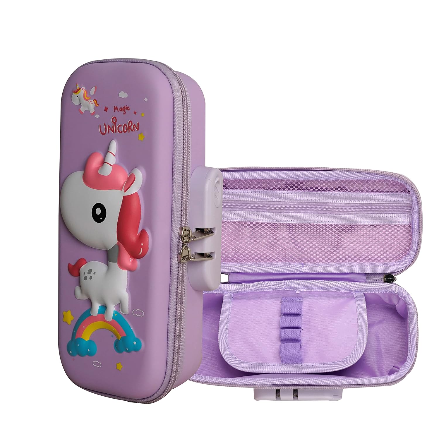 FUNVERSE® Compass Box for Kids - Password Protection Pencil Case for ...