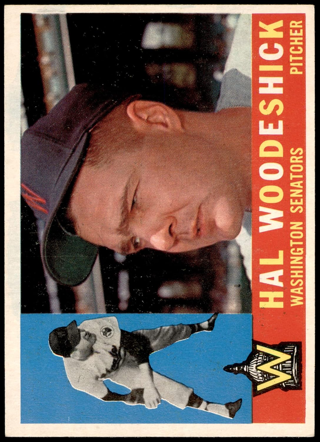 Amazon.com: 1960 Topps # 454 Hal Woodeshick Washington Senators ...