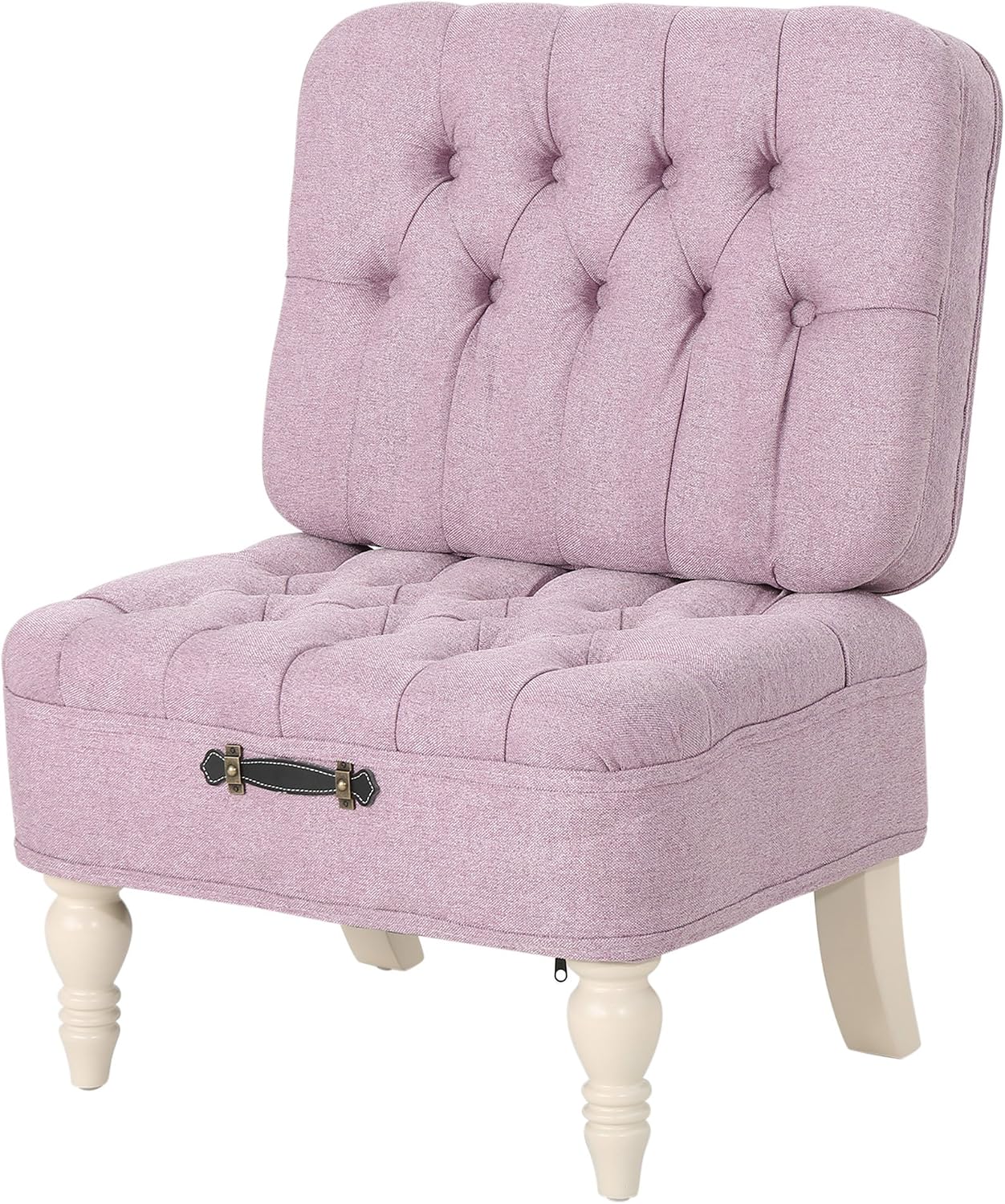Amazon.com: Great Deal Furniture Upholstered Birch Vanity Chair, Light ...