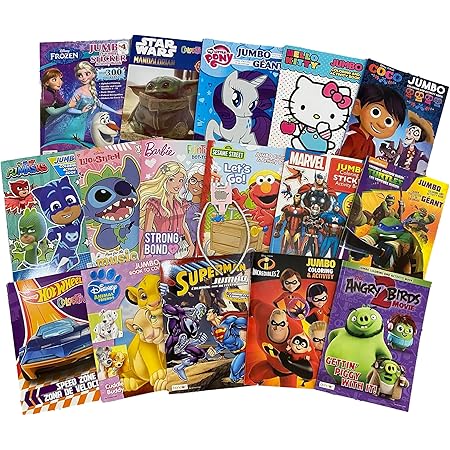 Amazon.com: Colortivity LiloandStitch Coloring and Activity Book Set of ...