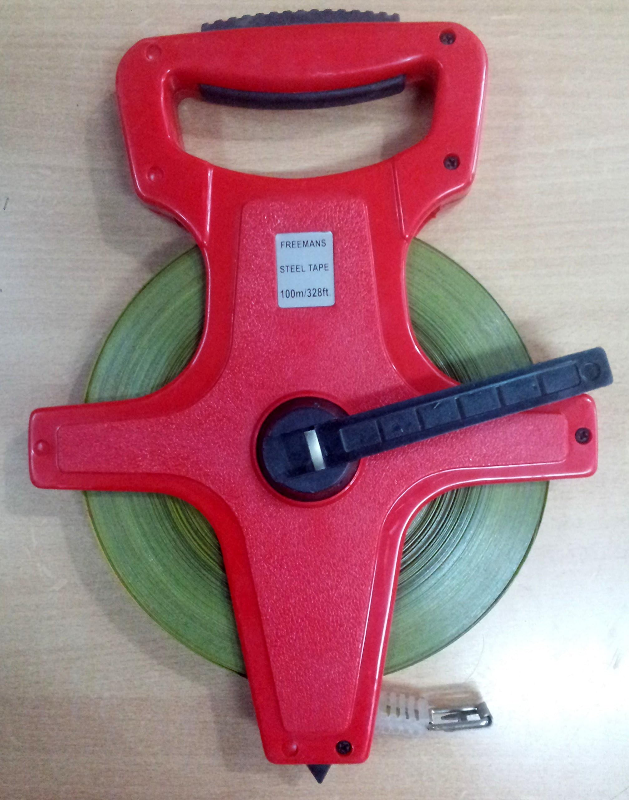 Freemans - Steel - Measuring Tape - 100 Meters X 13 Mm - Open Reel ...