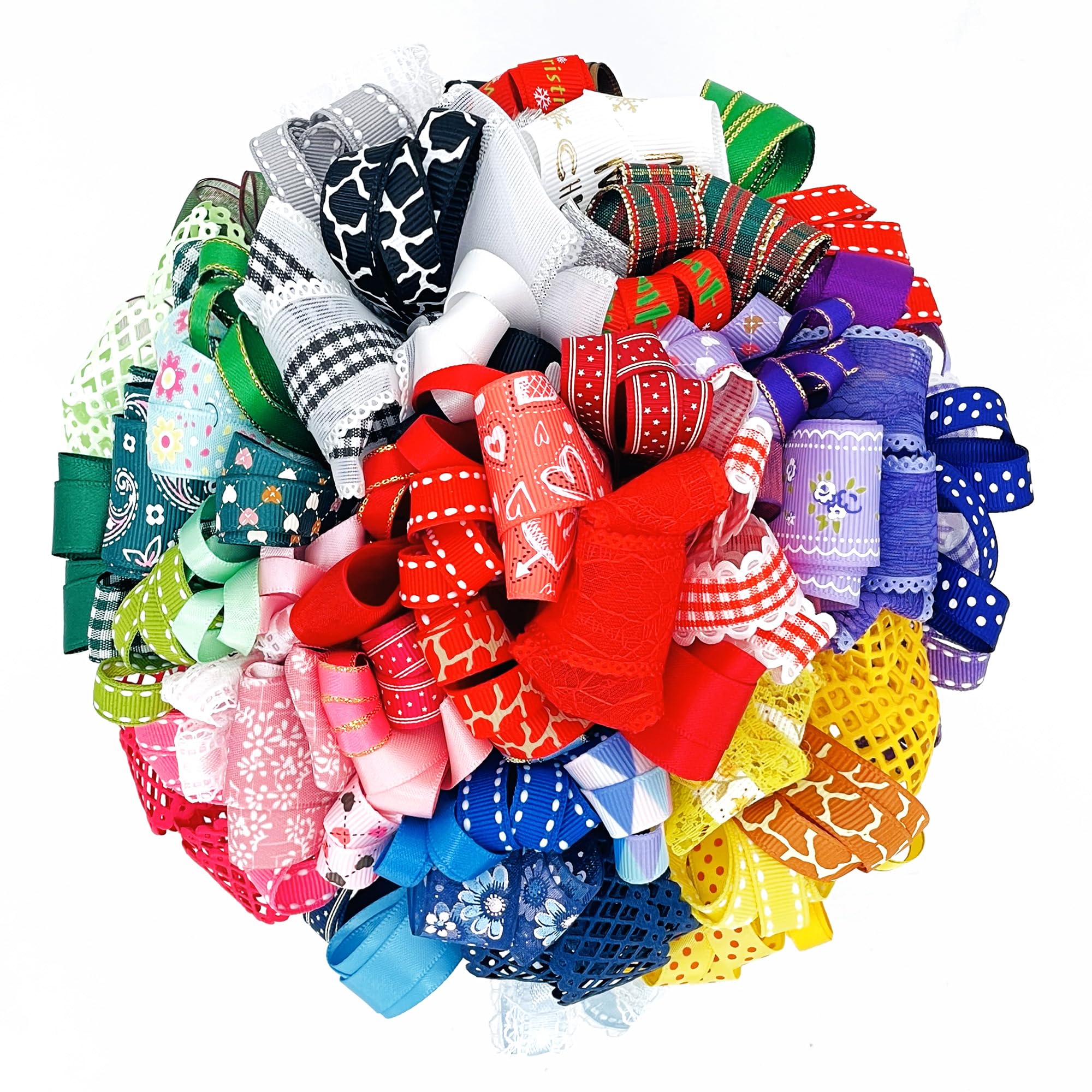 Mixed Ribbon Off Cut Bundle - Contains 10 Different 1 Metre Ribbons ...