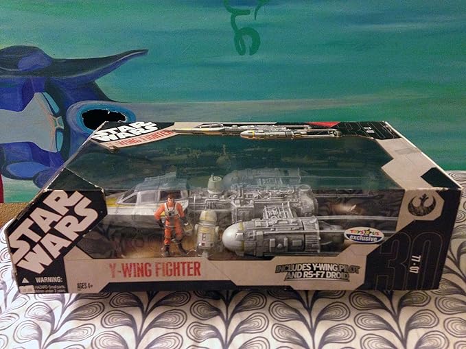 Amazon.com: Star Wars 30th Anniversary Y-WING FIGHTER Toys R Us ...