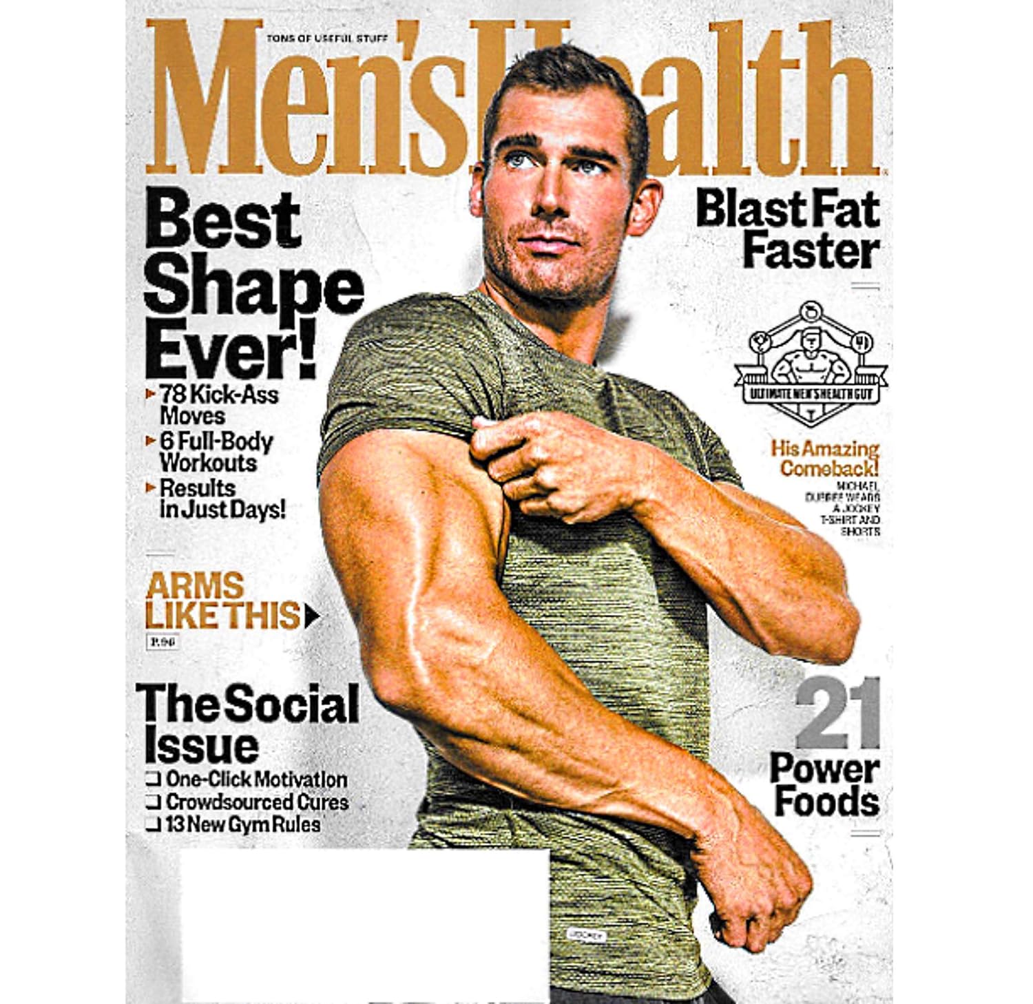 Men's Health Magazine November 2017 MICHAEL DUBREE, Jesse Palmer, Carly ...