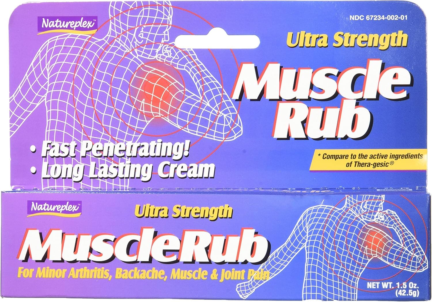 NATUREPLEX MuscleRub Tubo ultra fuerte para artritis menor dolor de ...