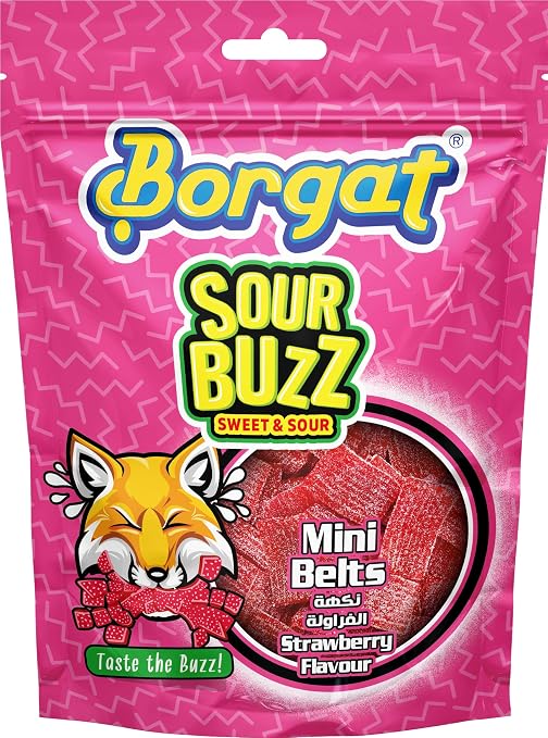 Sour Power Strawberry Mini Tapes Pouch, 75g - Pack of 1 : Buy Online at ...