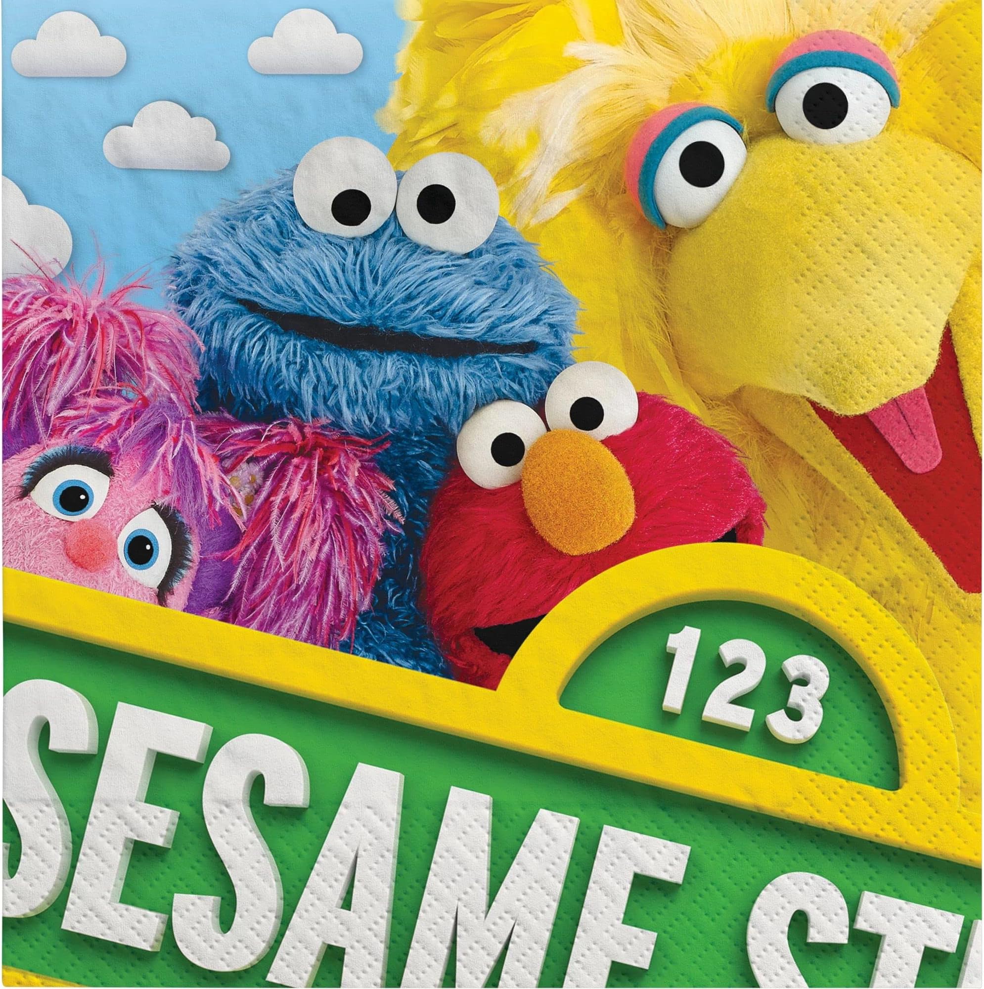Amazon.com: Sesame Street Party Birthday Party Baby Shower Supplies ...