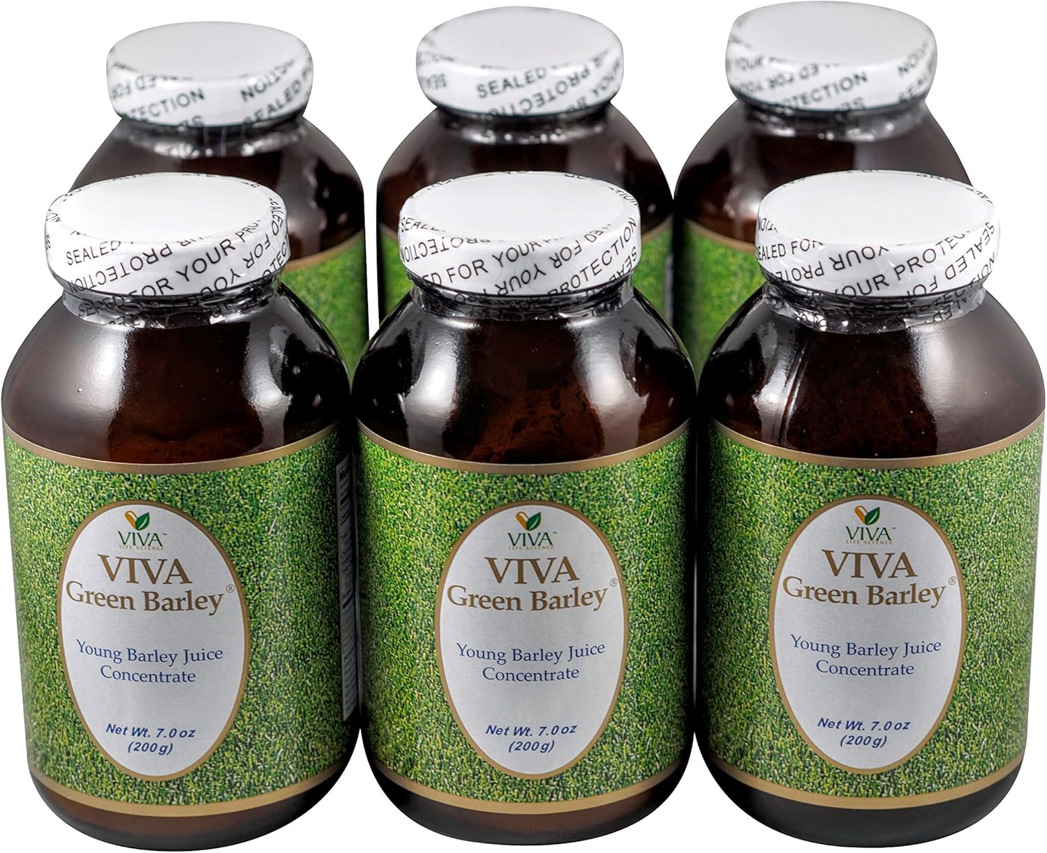 Amazon.com: Viva Life Science- Green Barley No Aloe Powder, 7OZ, 6 ...