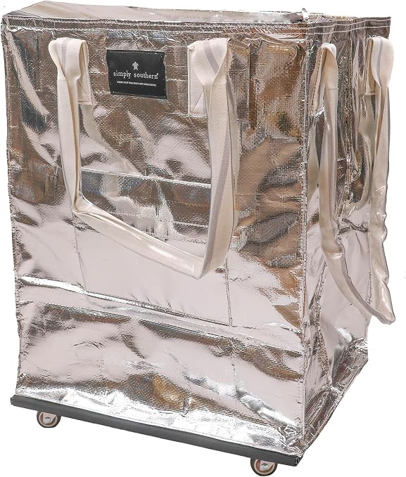 Amazon.com | Simply Southern Collapsible & Colorful Rolling Tote Bag ...