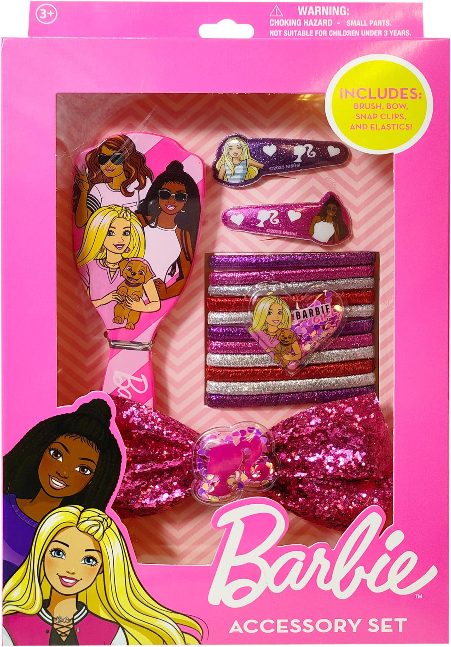 Amazon.com : Bluey Detangling Brush and 4 Elastic Scrunchies Hair ...