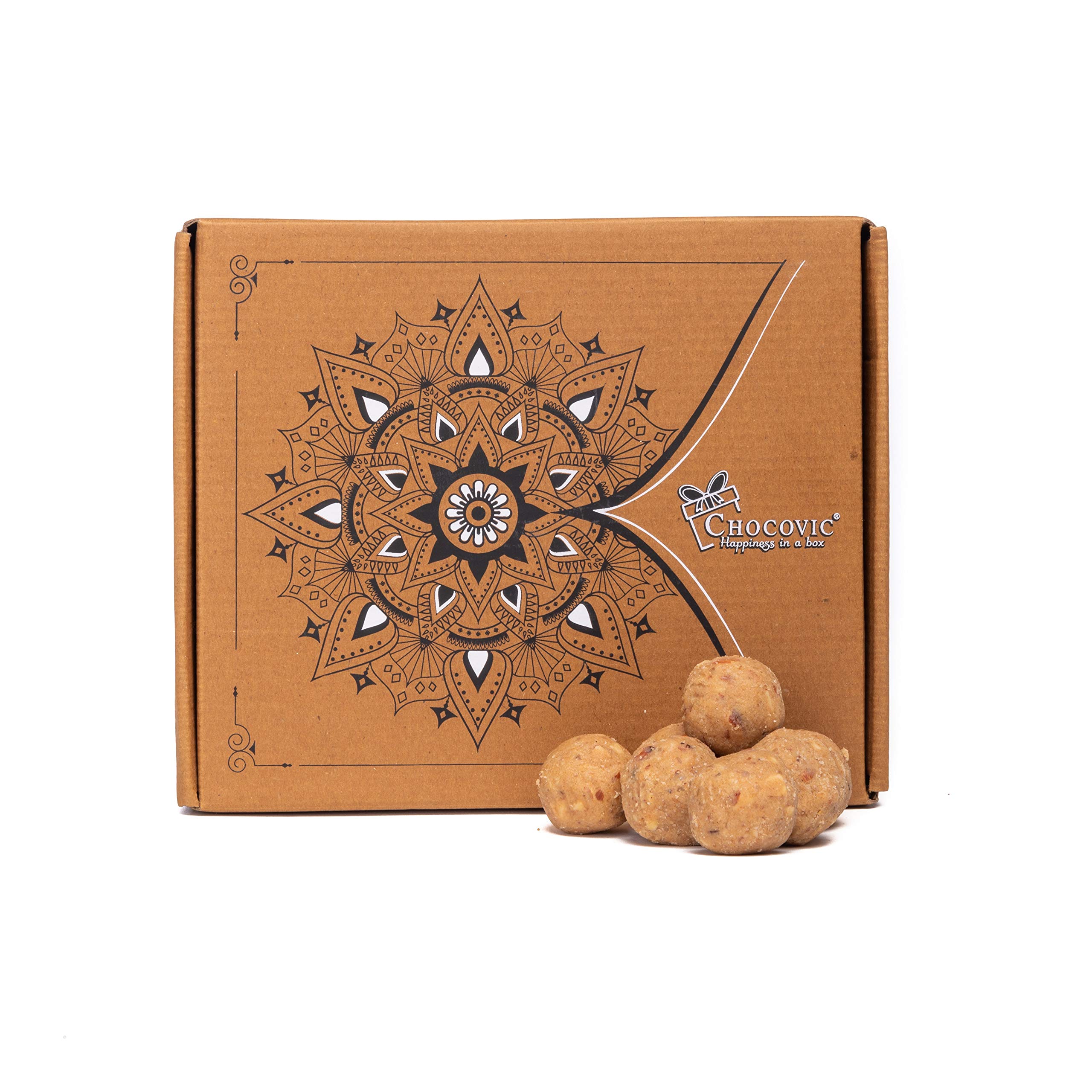 Buy Chocovic Atta Pinni | Punjabi Sweet | Eco Box (450 gm) Online at ...