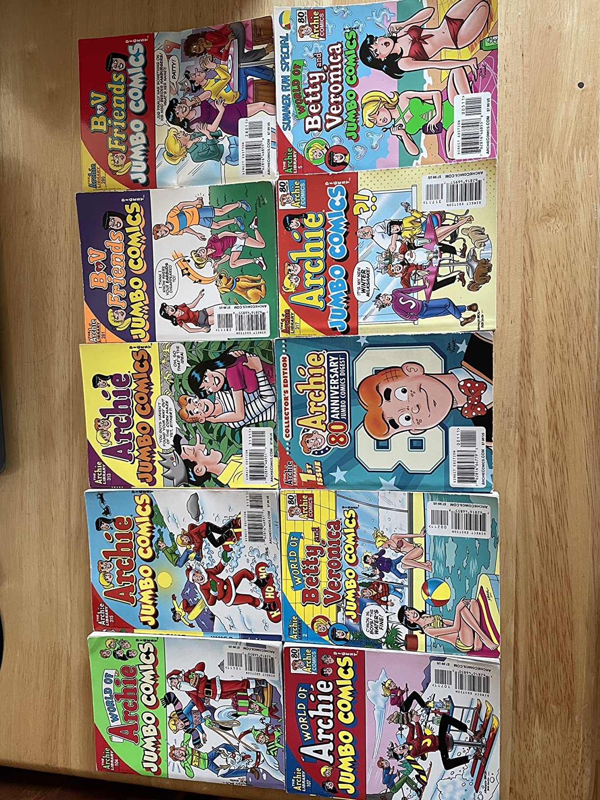 Archie Comics Digest Value Packs (Archie 10-Pack), Gag Toys & Practical ...