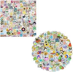 Amazon.com: Eoaod 400Pcs Water Bottle Stickers for Kids, Cute Stickers ...