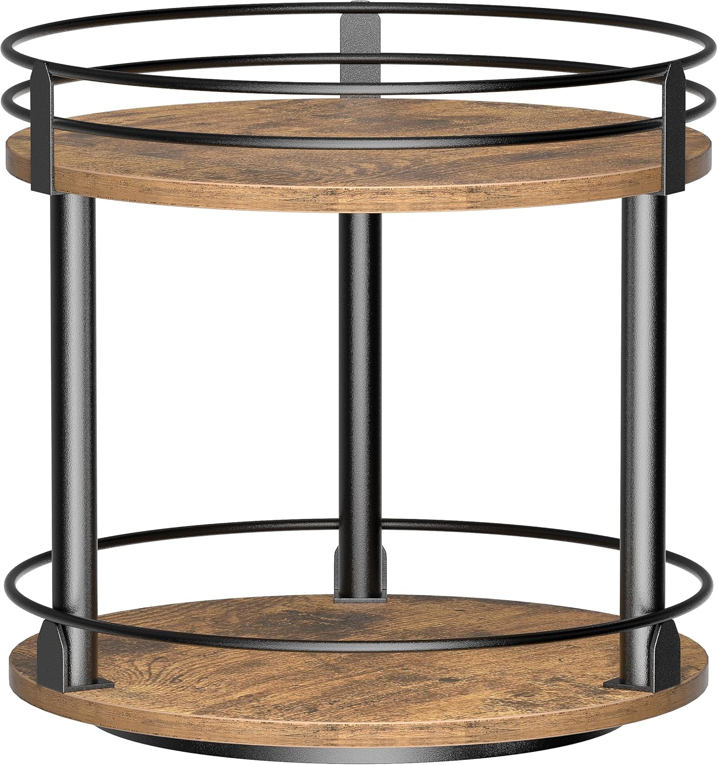 Amazon.com: Creso hom Lazy Susan Organizer 2 tier Rotating Spice Racks ...