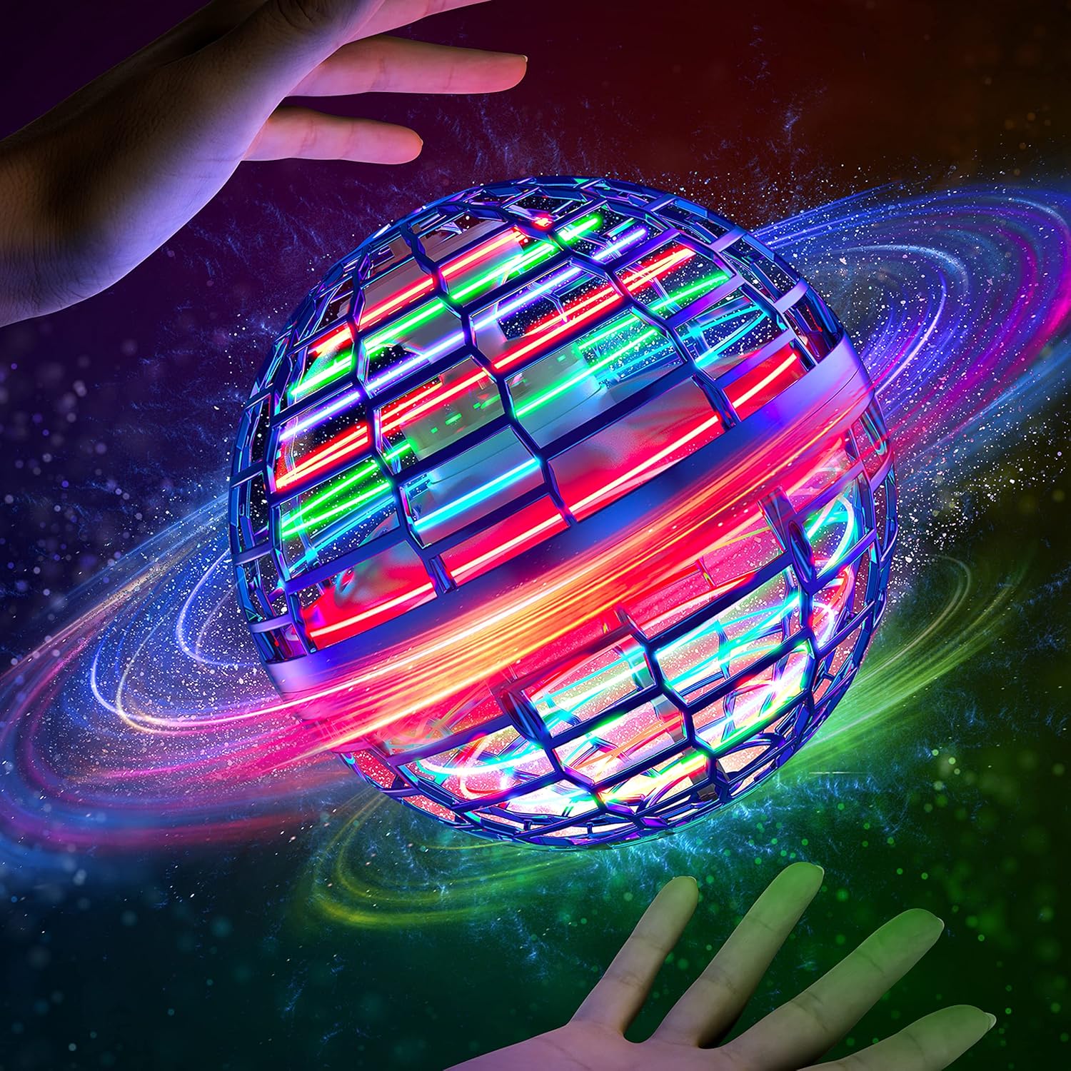 Amazon.com: Flying Ball Hover Orb Toys, Upgraded Rechargeable Magic ...