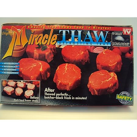 Amazon.com | The Original Miracle Thaw Defrosting Tray: Kitchen Tools ...