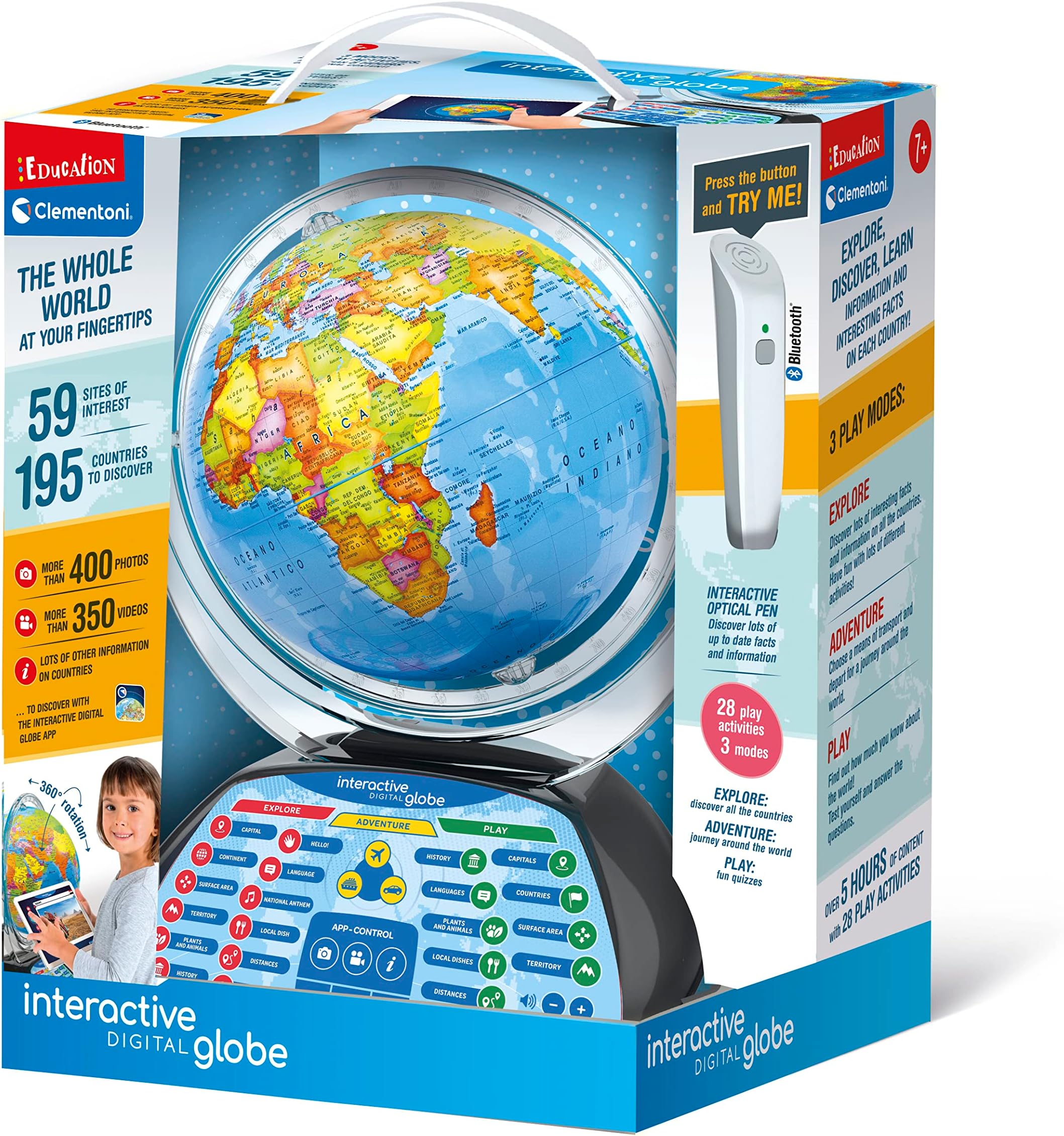 VTech Light and Flight Discovery Globe : Amazon.co.uk: Stationery ...