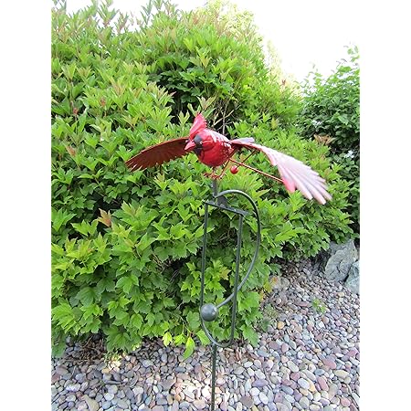 Amazon.com: Kinetic Energy Metal Brown Owl Yard Stake Rocking Wind ...