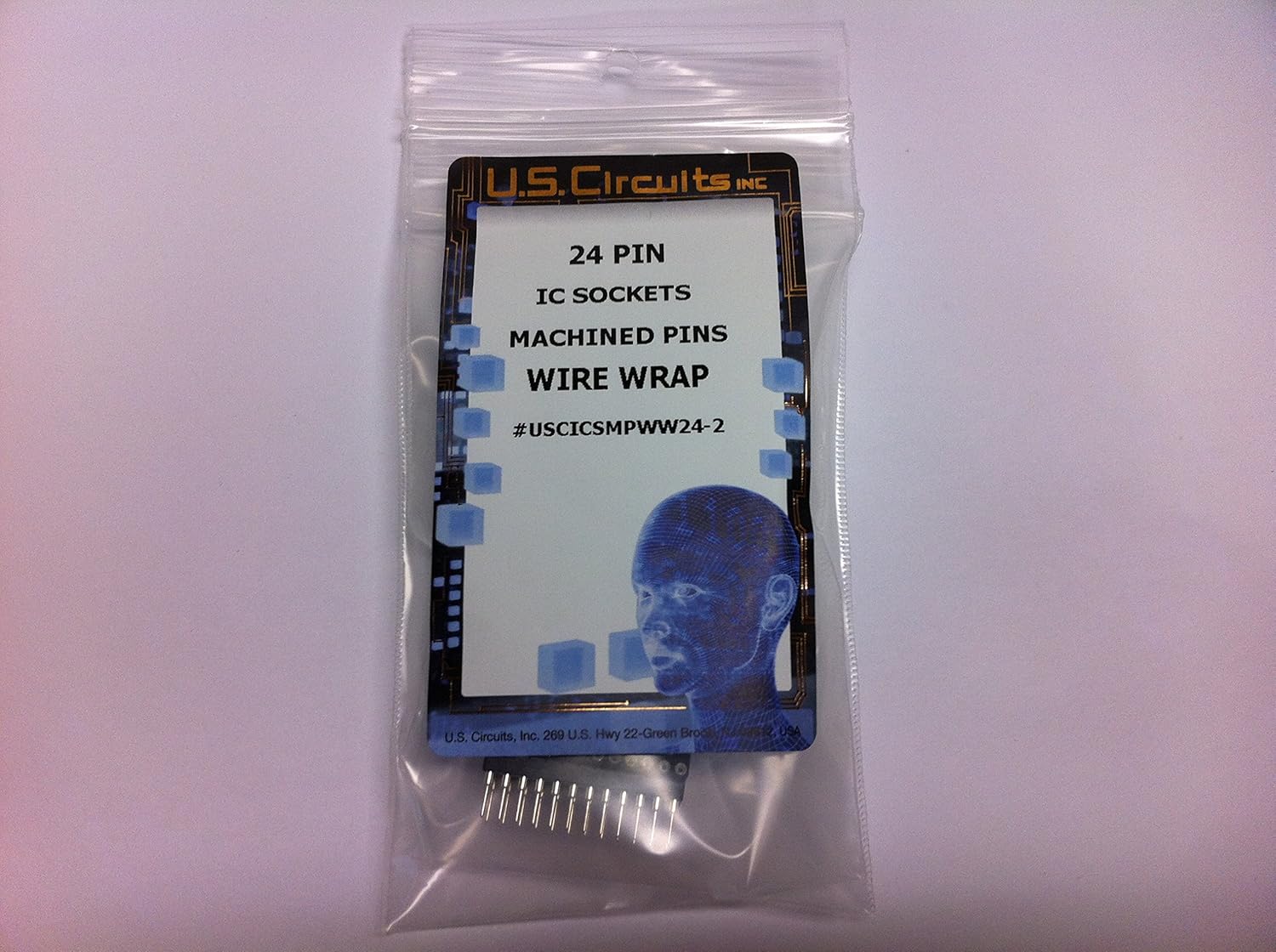 Amazon.com: U.S.Circuits 24 Pin Wire Wrap IC SOCKETS Machined Pins 2 ...