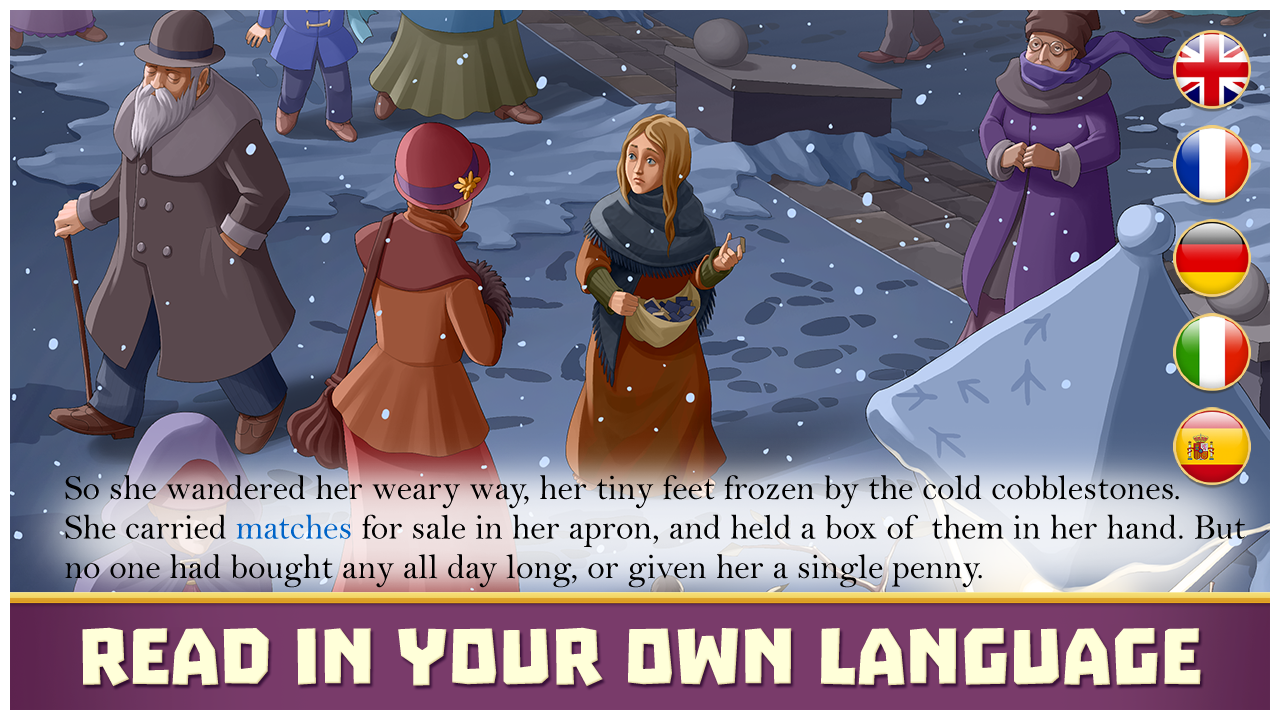 The Little Match Girl: Fairy Tales by Hans Christian Andersen - App on ...