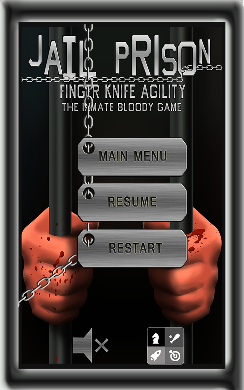 Jail Prison Finger Knife agility : The inmate bloody game - Gold ...